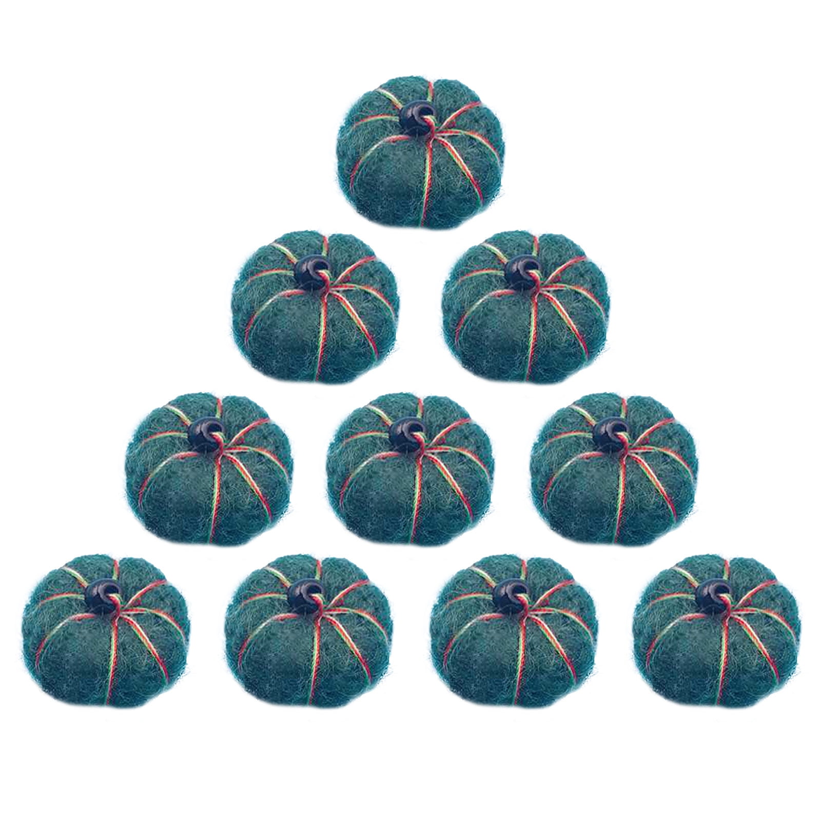 Huntermoon Pumpkins Poms Fall Halloween Decor Wool Felt Fur Balls ...