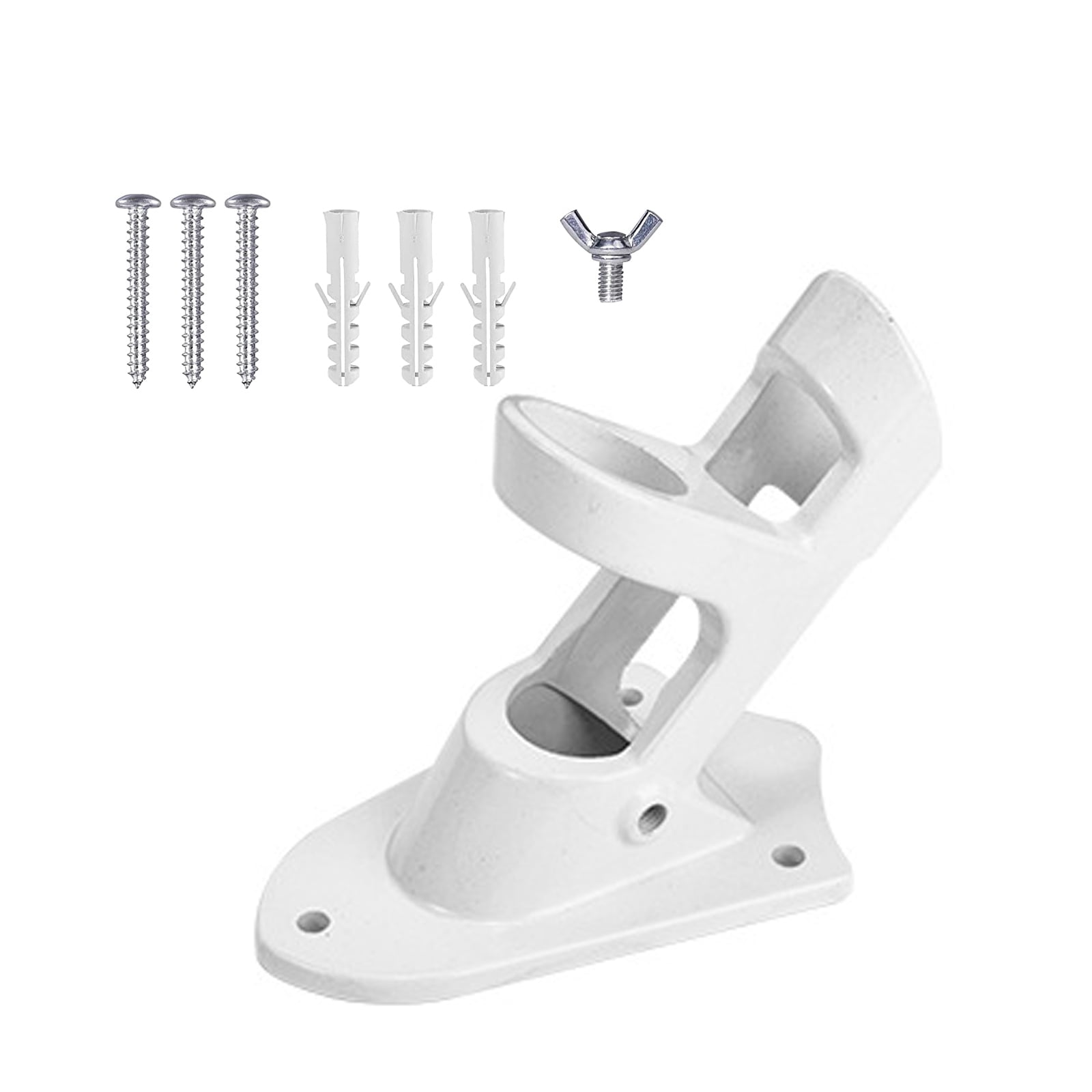 Walmart Adjustable Stainless Steel Outdoor Flag Pole & Bracket Kit for ...