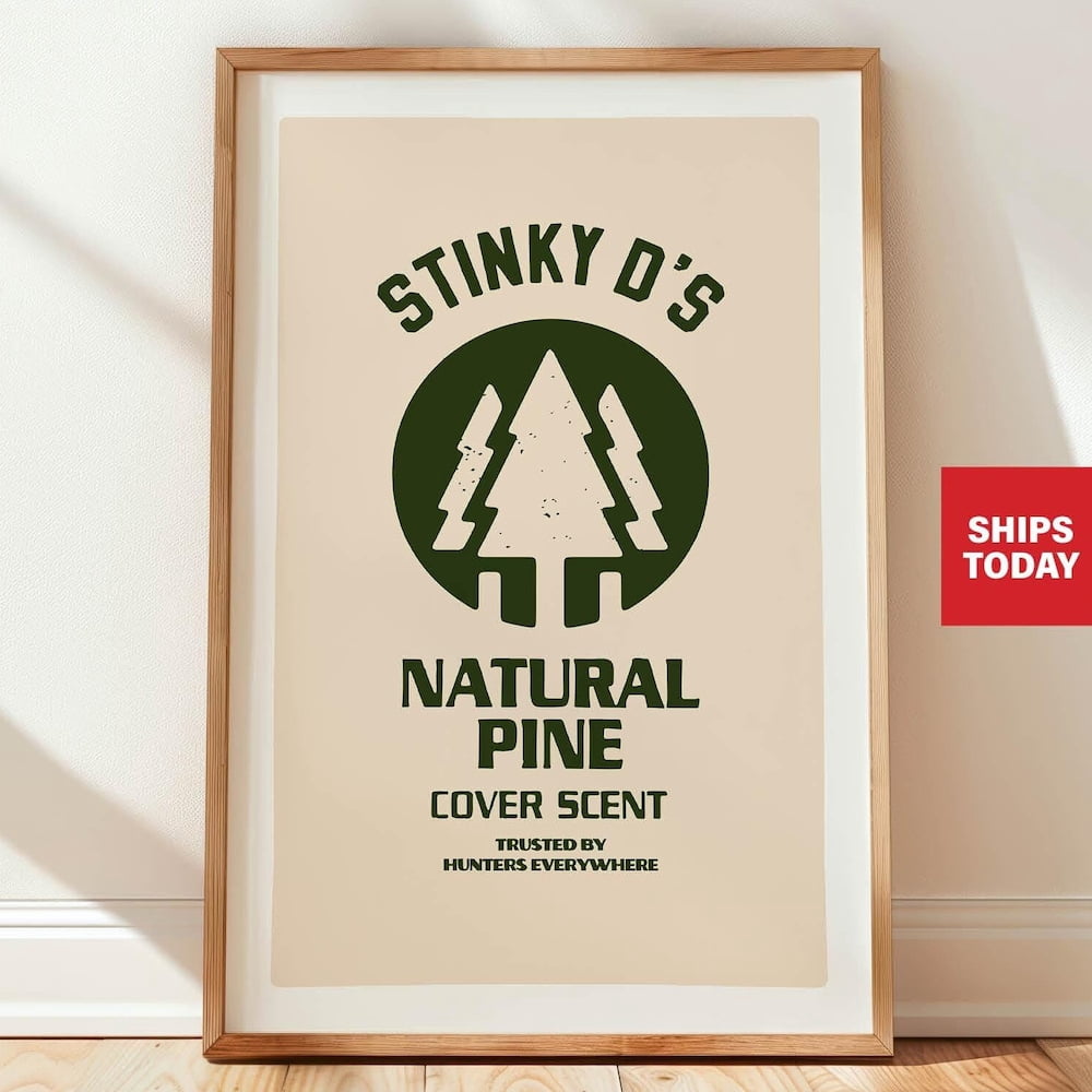 Hunters Bathroom Print Nature Bathroom Art Bathroom Wall Decor Retro ...