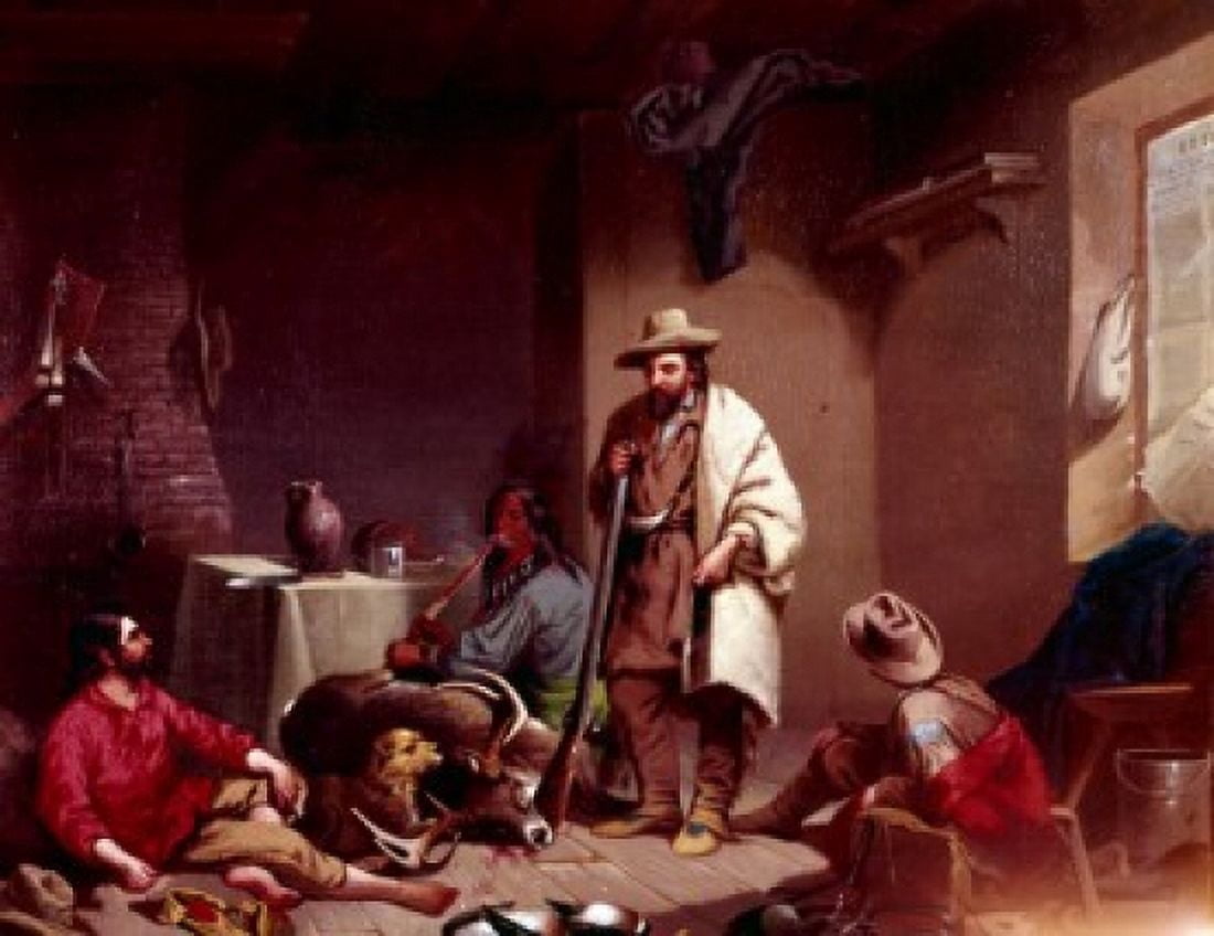 Hunters and Traders, by John Mix Stanley 1814-1872 Poster Print (18 x ...