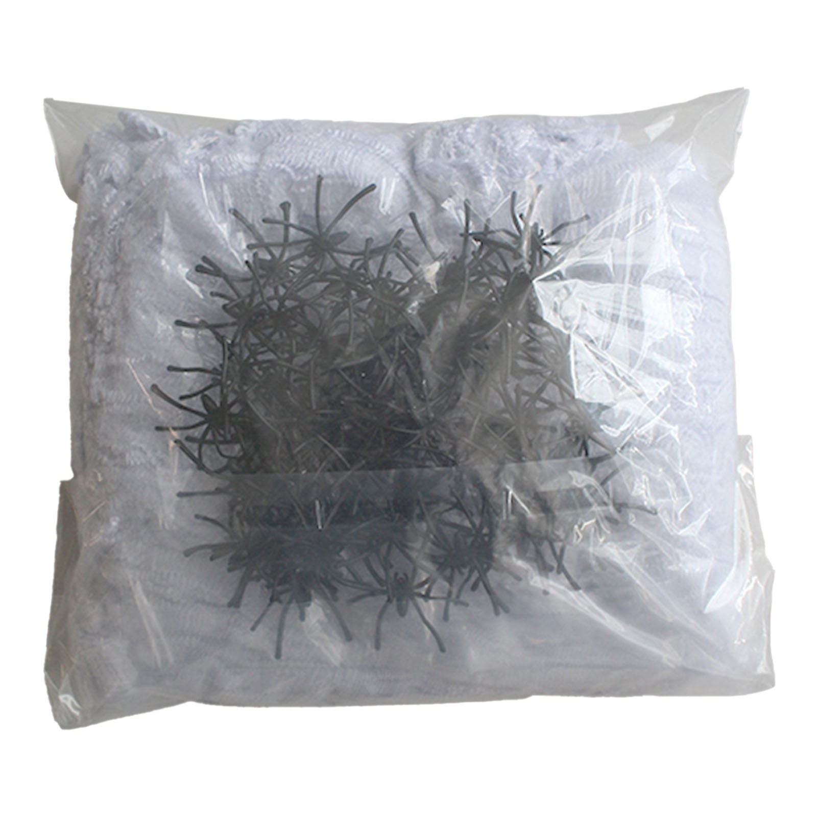 1000 Sqft Giant Spider Web Halloween Decor With 100 Fake Spiders ...