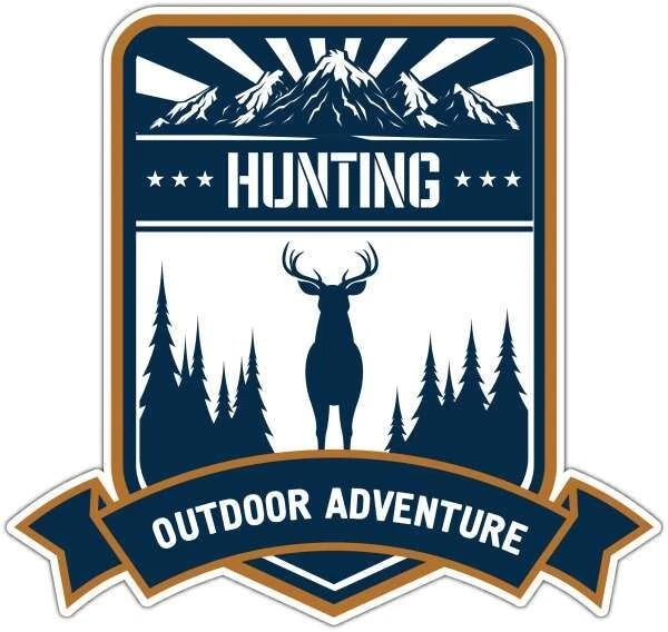 Hunting Adventure Deer Hunter Club Car Window Stickerphone Decal Water ...