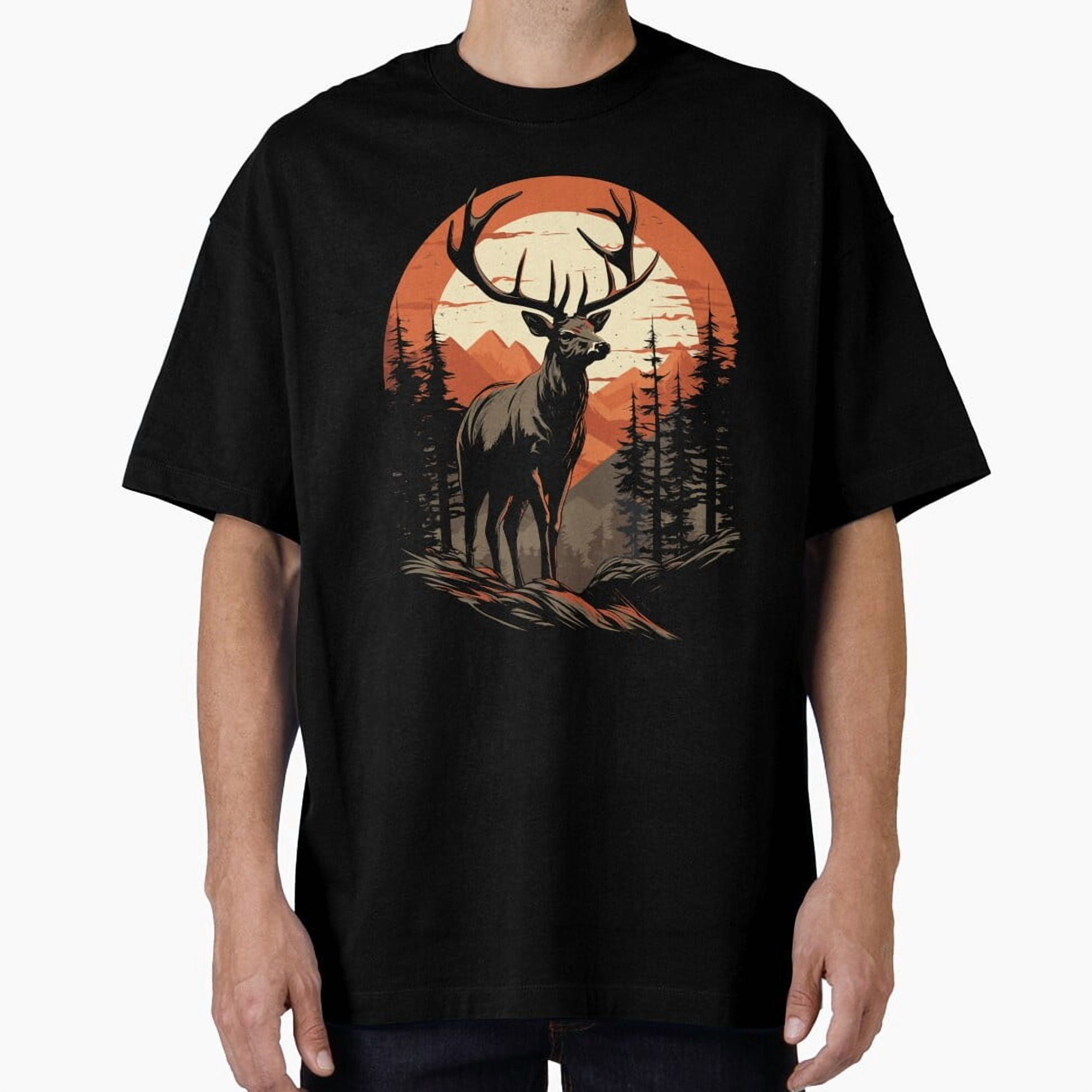 Hunting Adventures Await For Deer Hunting Outdoors Sports Trip T-Shirt ...