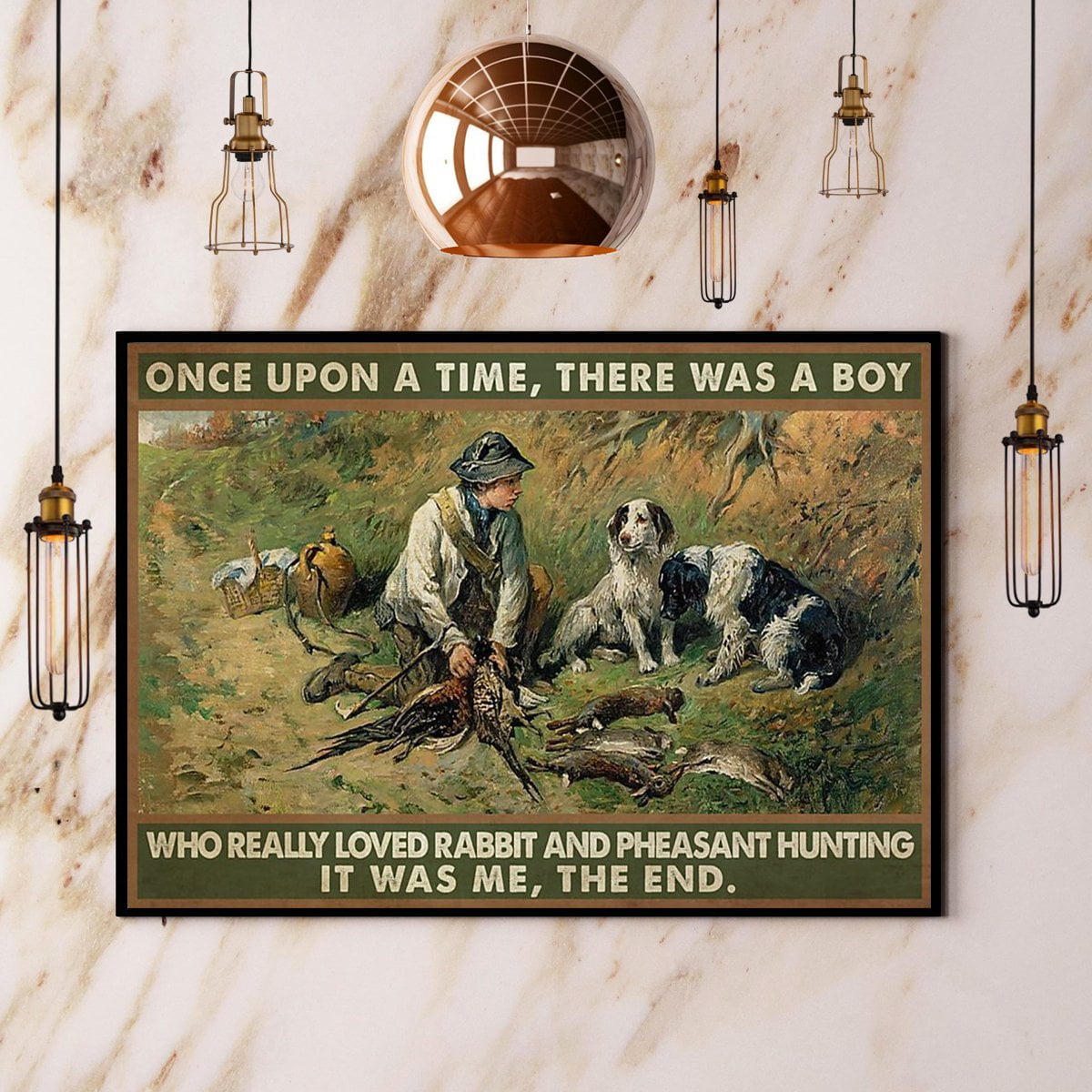 Hunting And Dog Once Upon A Time A Boy Really Loved Rabbit And Pheasant ...