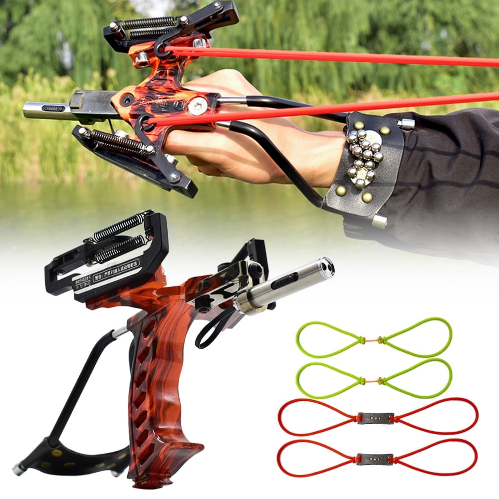 Runzkzy Hunting archery slingshot professional fishing heavy-duty high ...