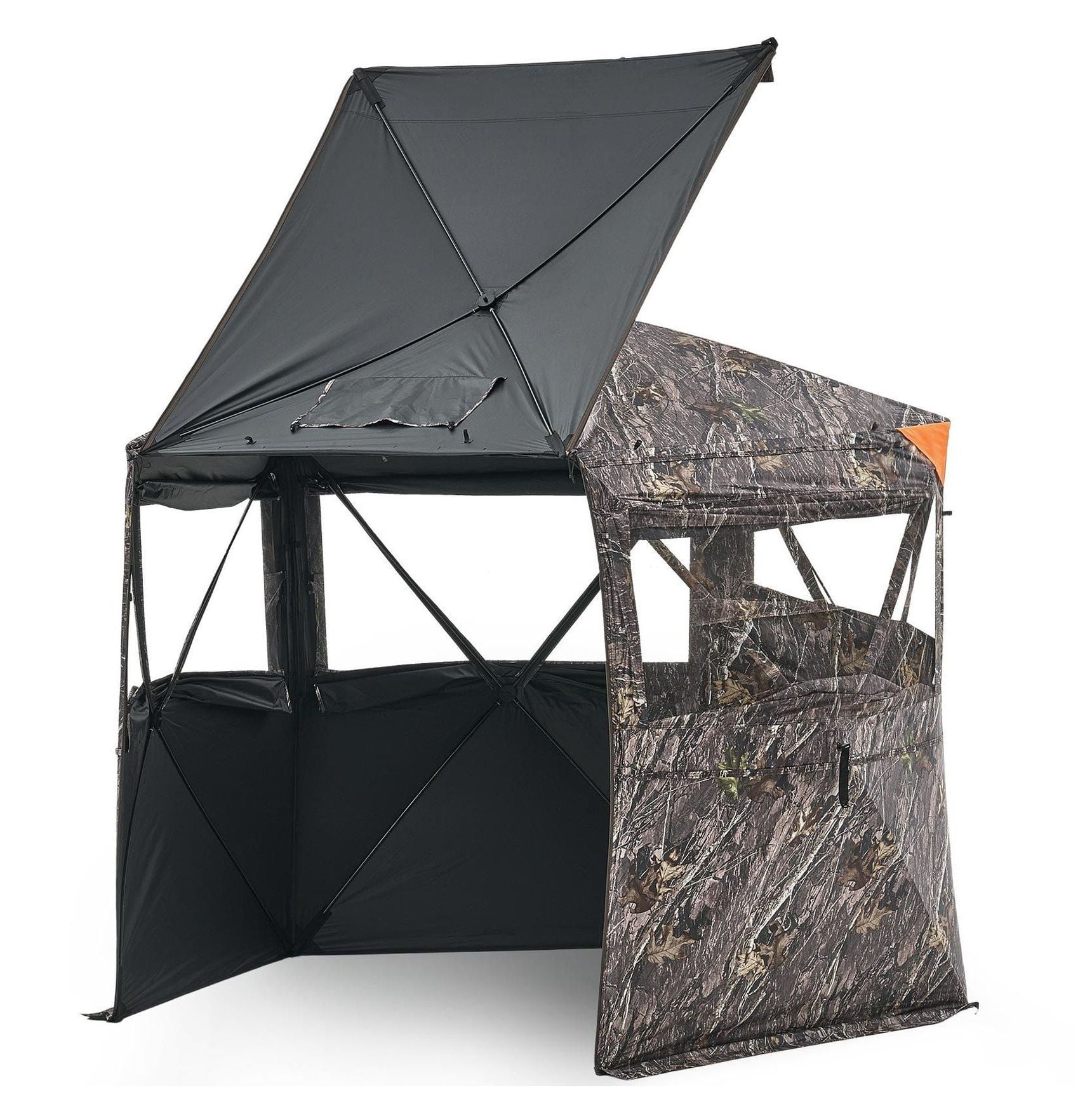 Hunting Blind 6-7 Person, Portable Camouflage Tent Ground Blind with ...