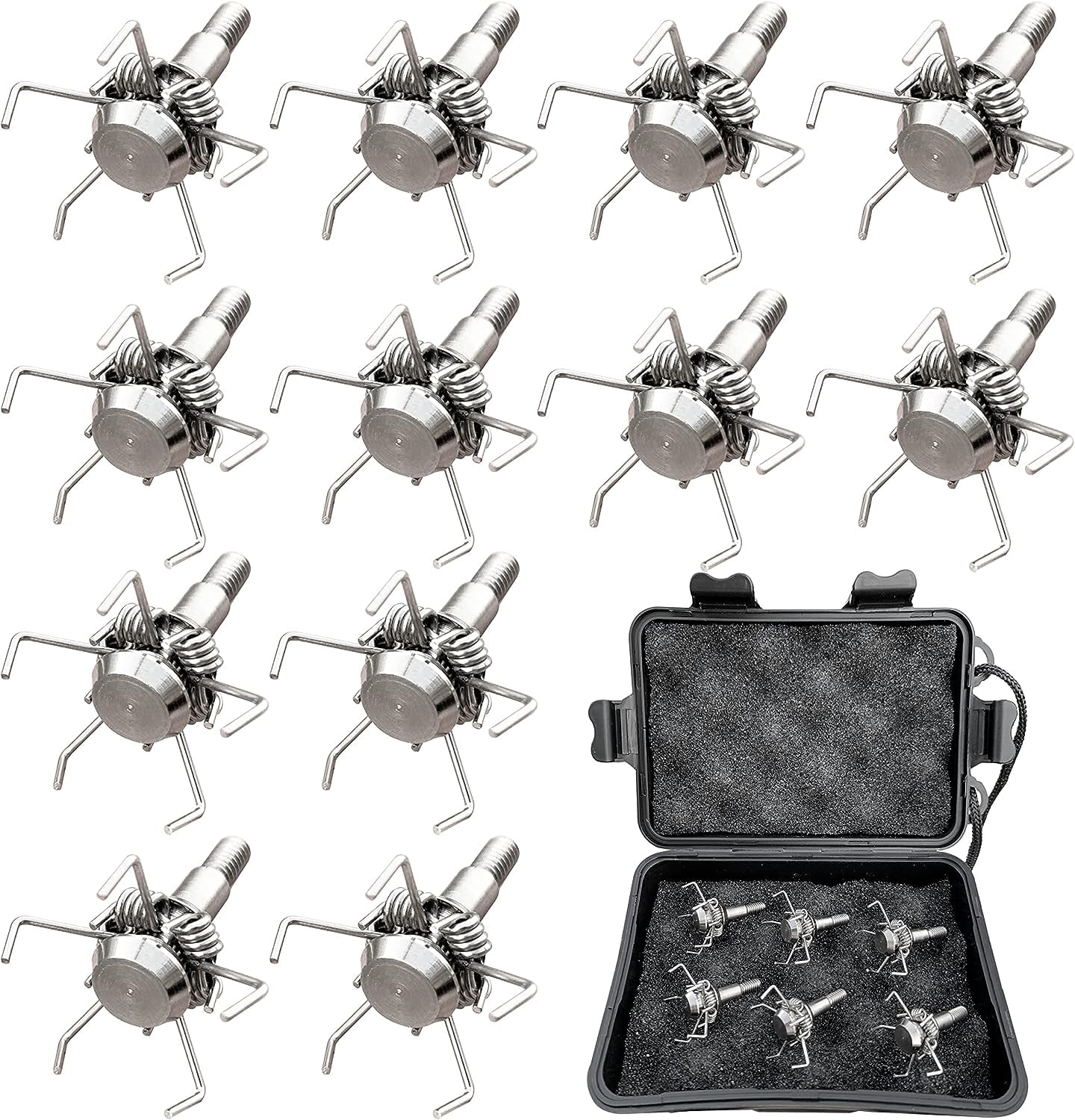 Hunting Broadheads 12PK 3 Blades Archery Broadheads 100 Grain Screw-In Arrow Heads Arrow Tips ...