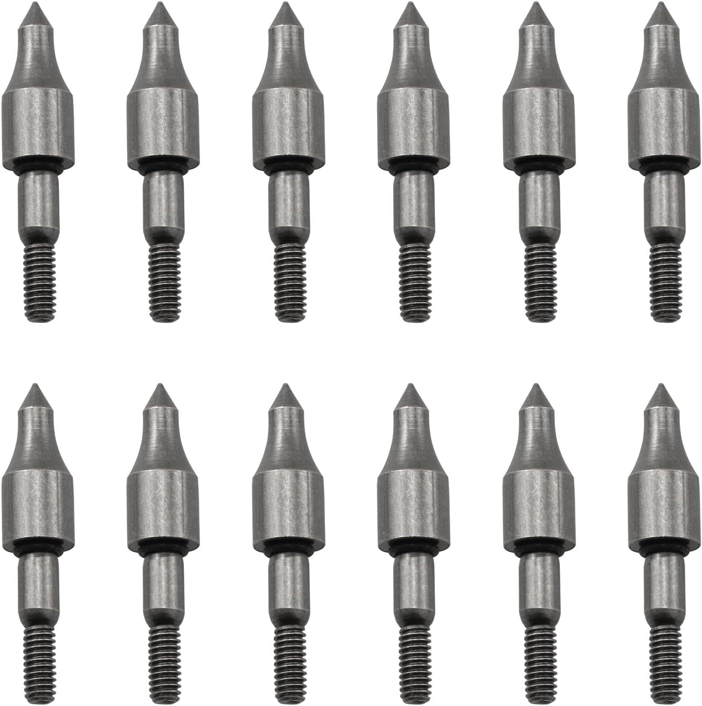 Hunting Broadheads 12PK 3 Blades Archery Broadheads 100 Grain Screw-In ...