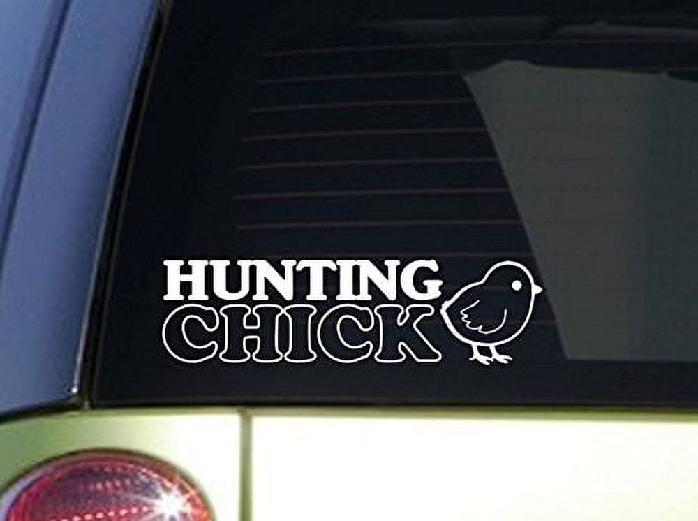 Hunting Chick *J170* 8 inch wide Sticker hunting decal - Walmart.com