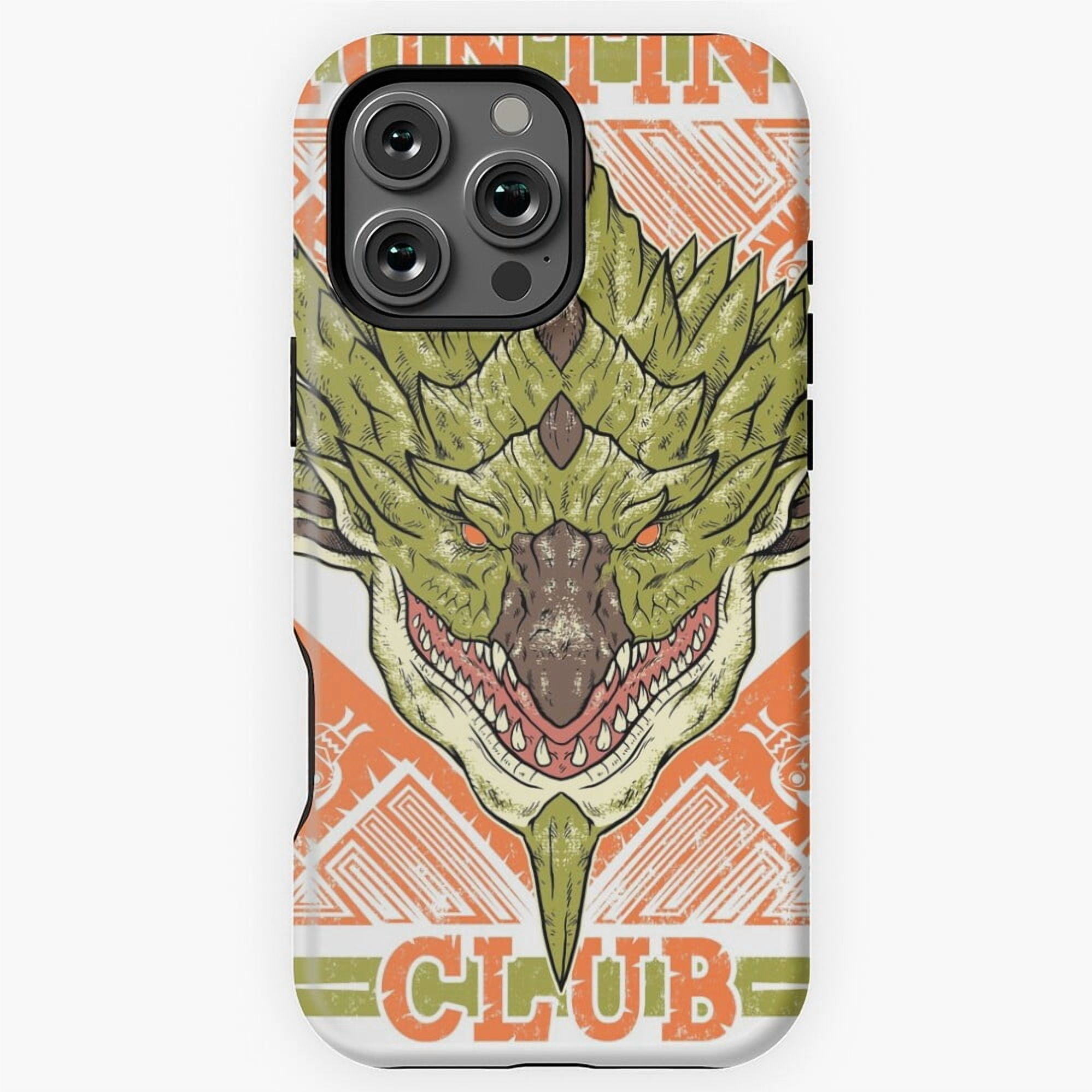 Hunting Club Rathian Monster Hunter Phone Case for iPhone 16 15 14 13 ...