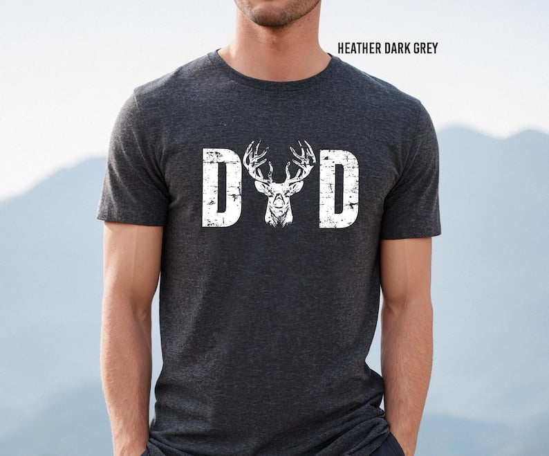 Hunting Dad Shirt, Fathers Day Shirt, Dad Shirt, Hunting T-Shirt, Deer ...