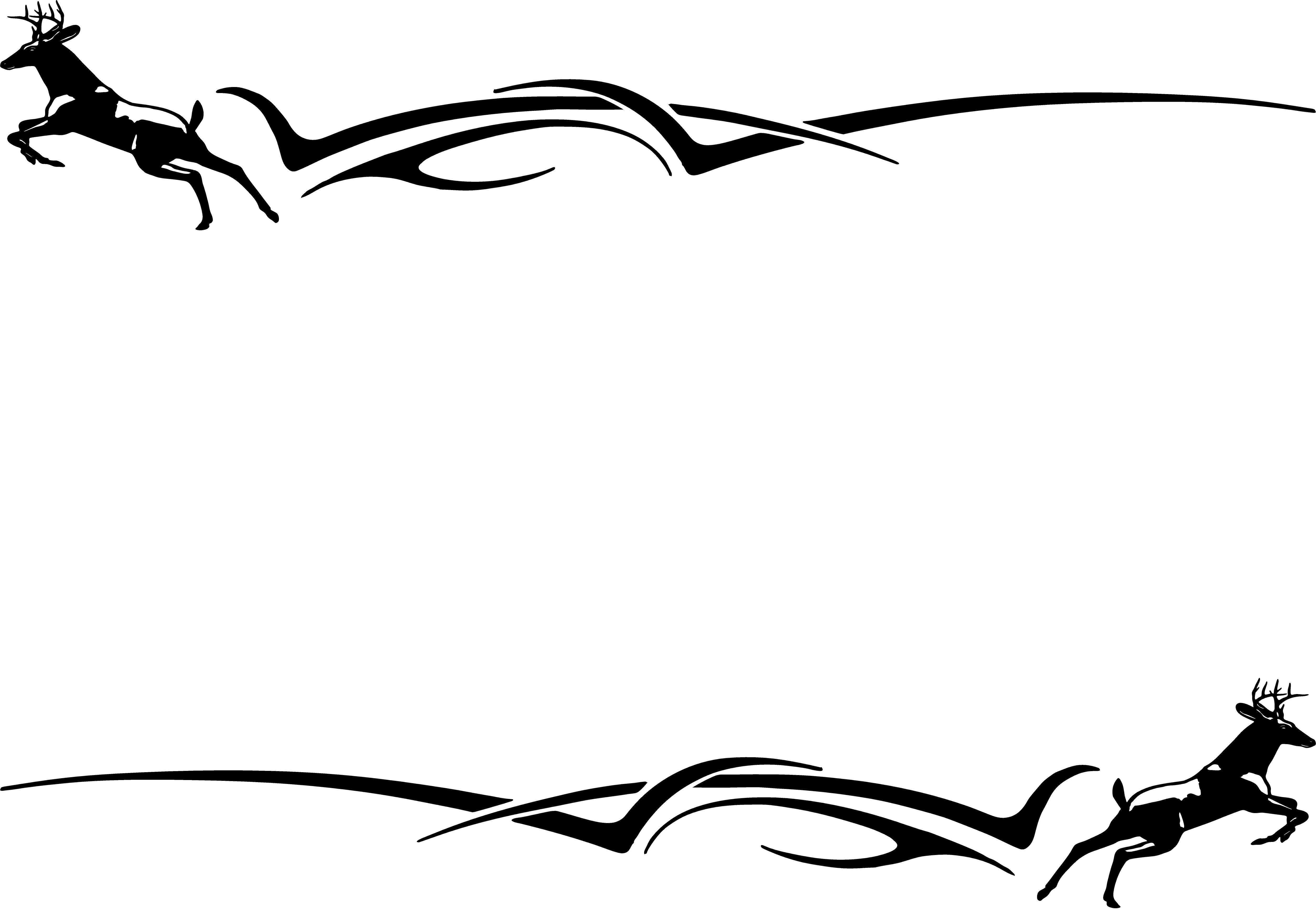 Hunting Deer Trailer Decals Truck Decal Side Set Vinyl Sticker Auto ...