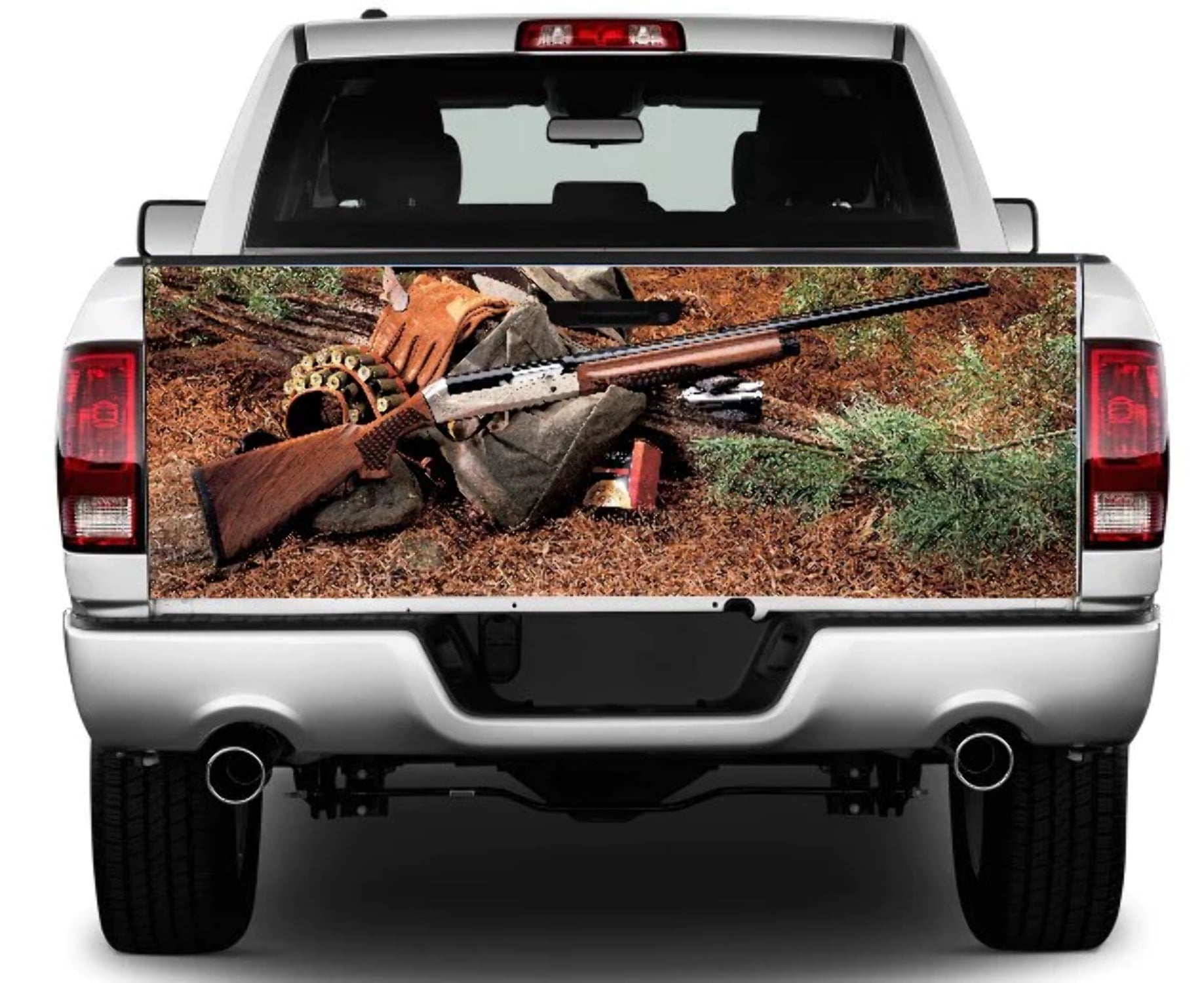 Hunting Display With Shotgun Ammo Tailgate Wrap Vinyl Graphic Decal ...