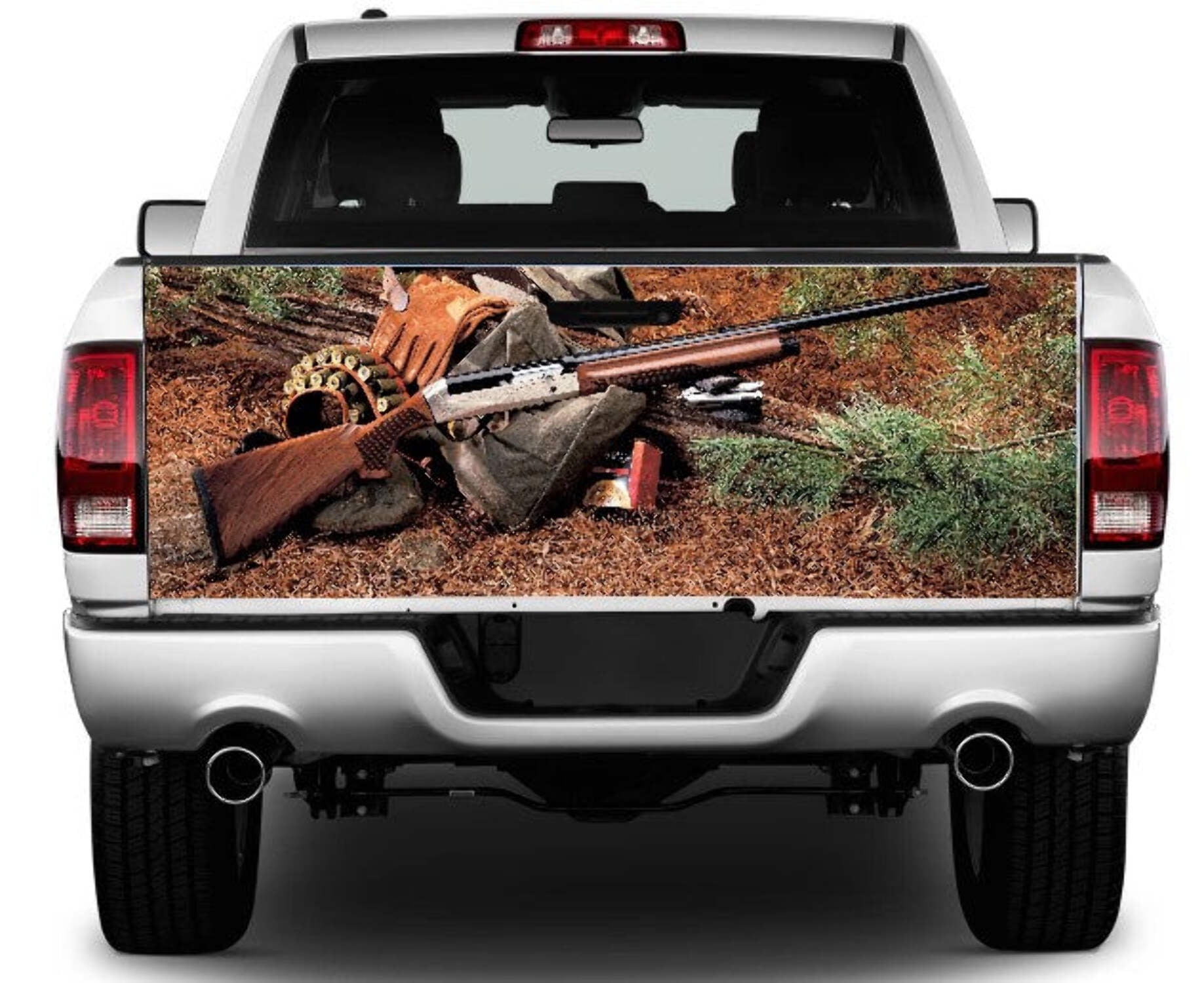 Hunting Display With Shotgun Ammo Tailgate Wrap Vinyl Graphic Decal ...