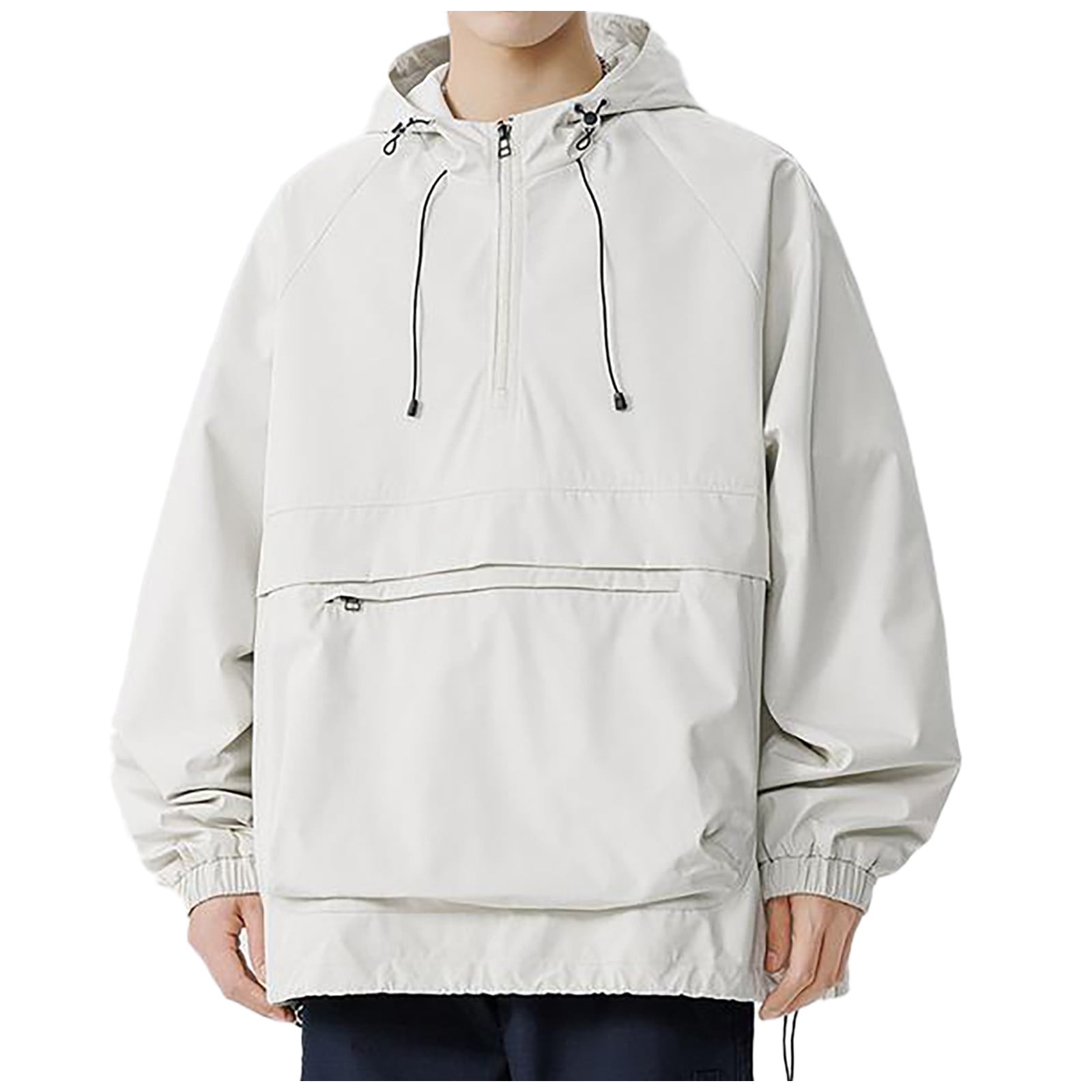 Hunting Jacket for Men Drawstring Zipper Jacket Casual Jacket Jacket ...