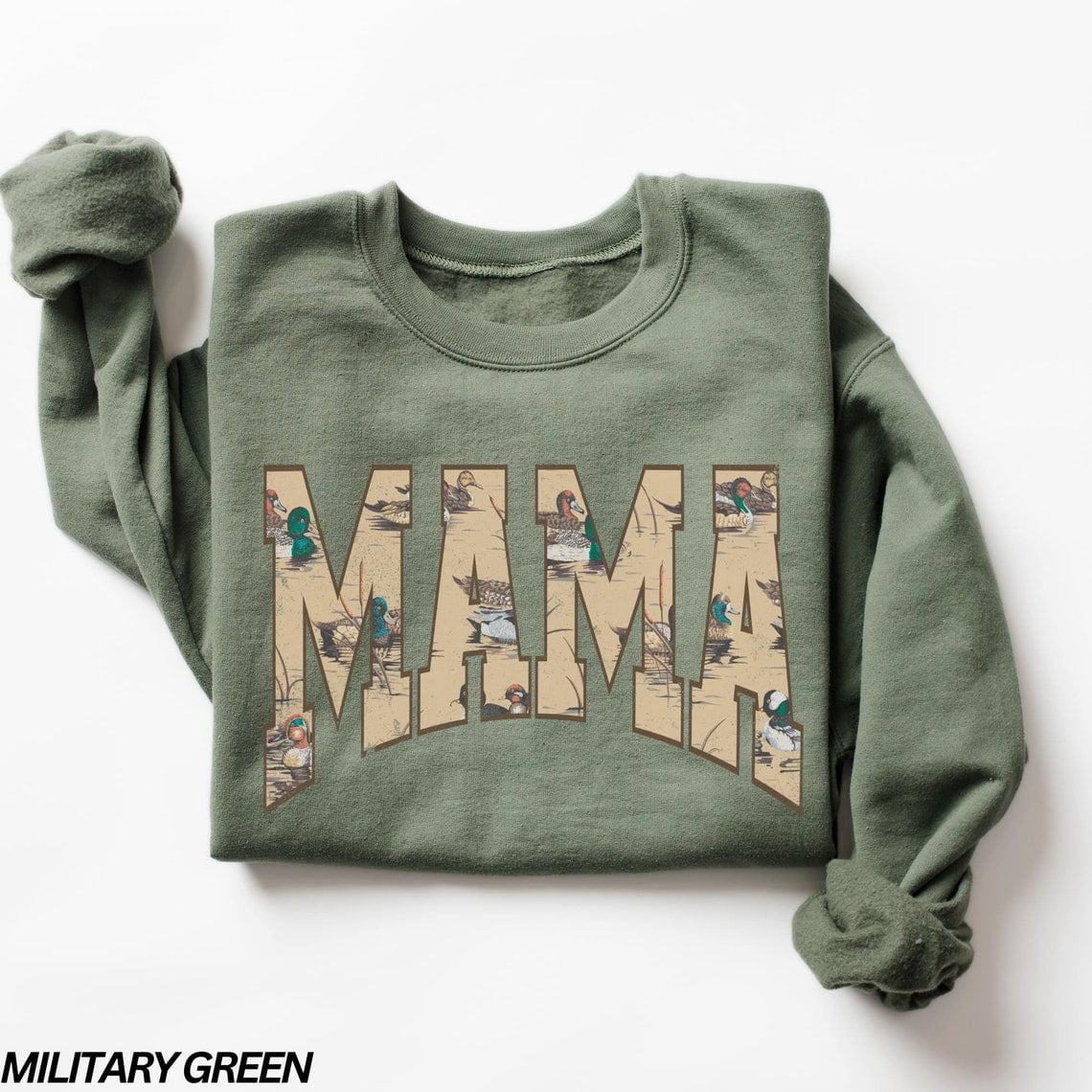Hunting Mama Sweatshirt, Duck Hunting Shirt, Mama of Hunters, Camo Mama ...