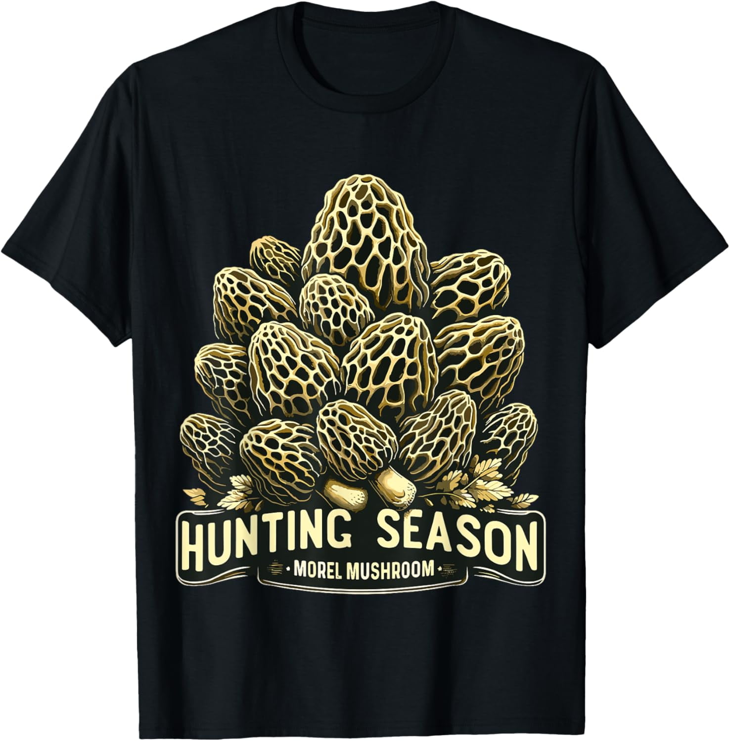 Hunting Season Morel Mushroom Foraging T-Shirt - Walmart.com