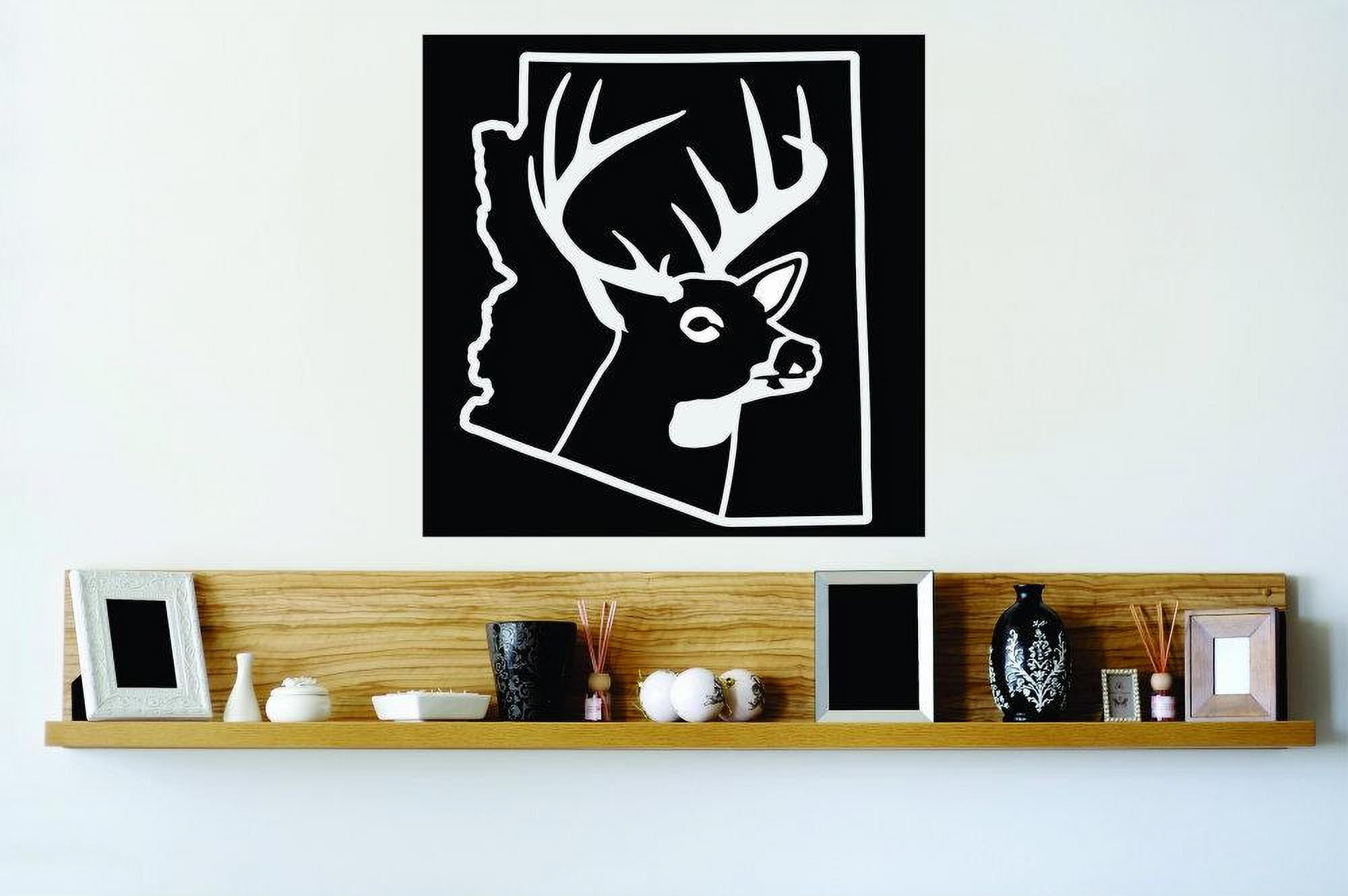 Hunting Themed Wall Decal Decoration Arizona Wild Deer Buck Hunt ...