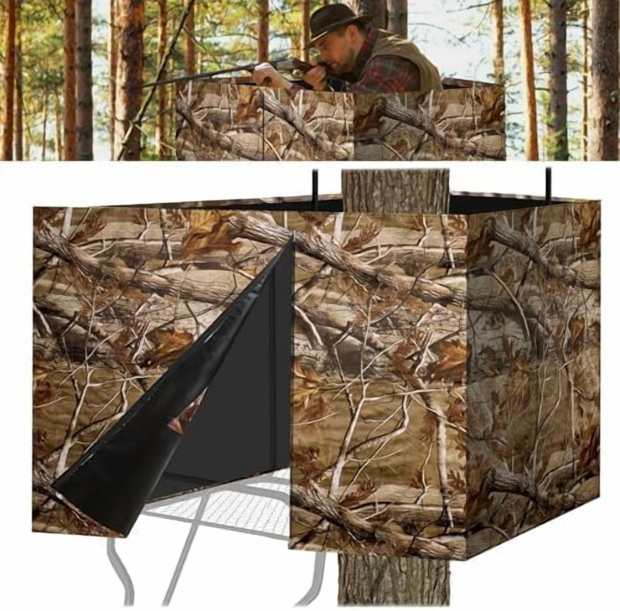 Hunting Tree Stand Blinds, '' X 35.4 Hunting Cover for Tree Stand and ...