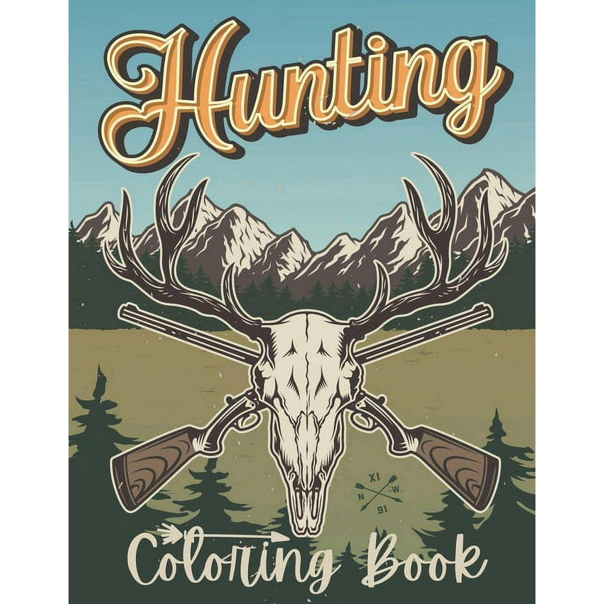 Deer Hunting Coloring Pictures