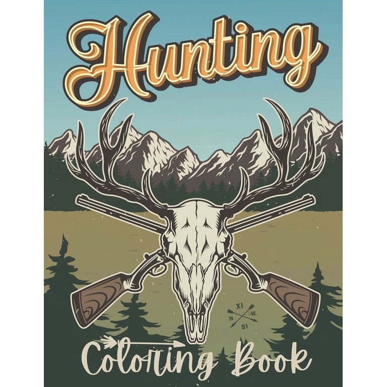deer hunting coloring pages for kids