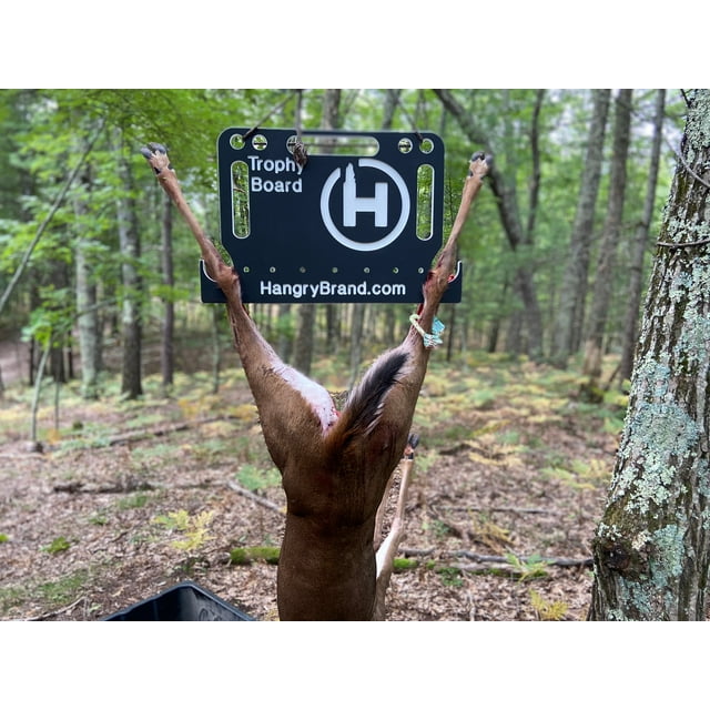 Hunting gambrel game hoist and cutting board system (Trophy Board: 3 ...