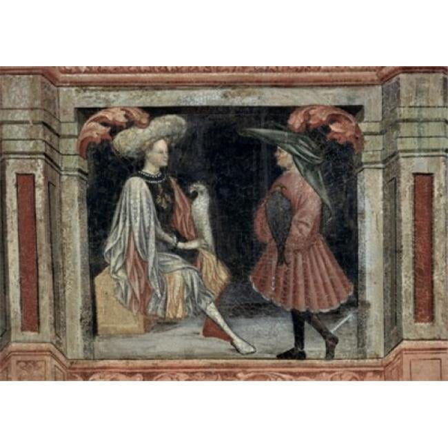 Hunting with Falcons Artist Unknown Italian Fresco Palazzo Della ...