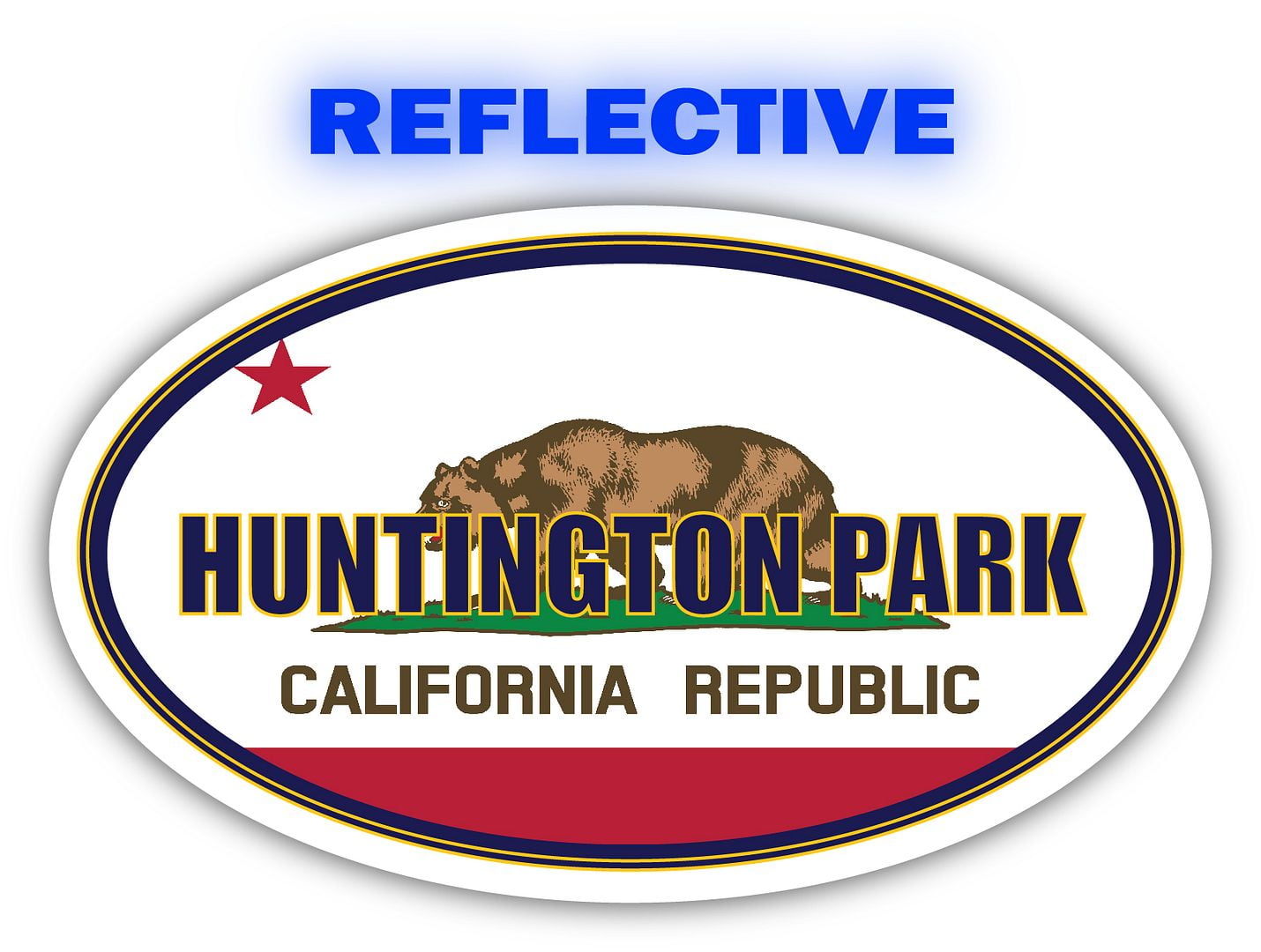 Huntington Park City California State Flag | CA Flag Los Angeles County ...
