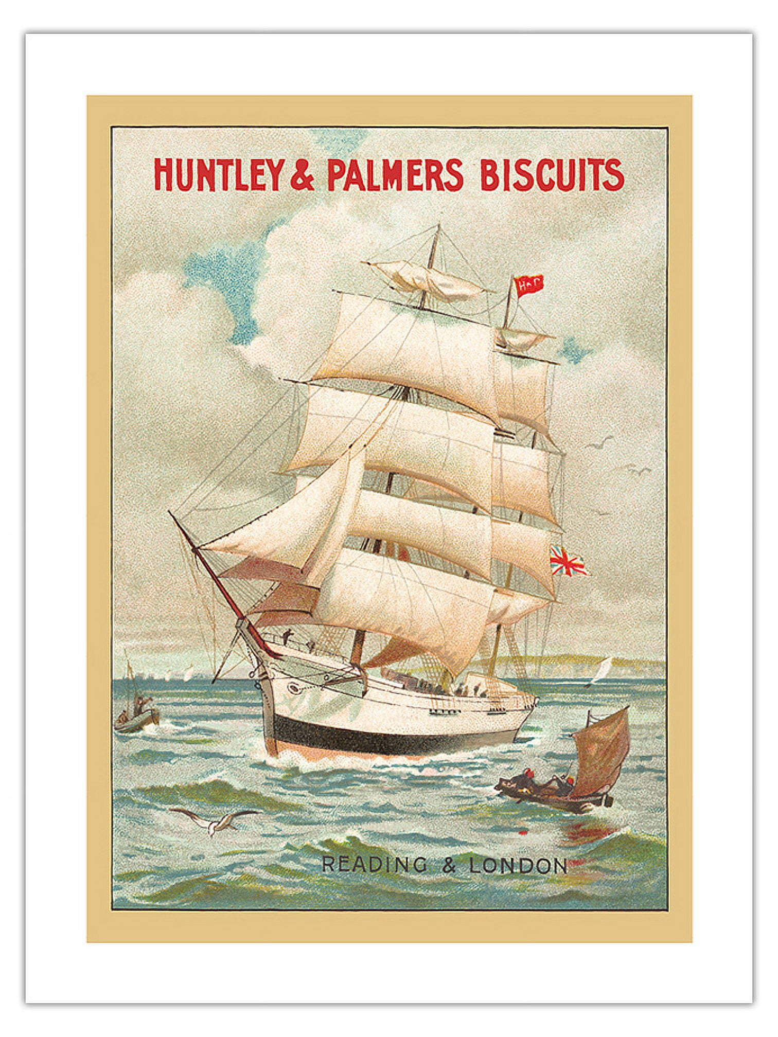 Huntley & Palmers Biscuits - Vintage Advertising Poster c.1910s ...