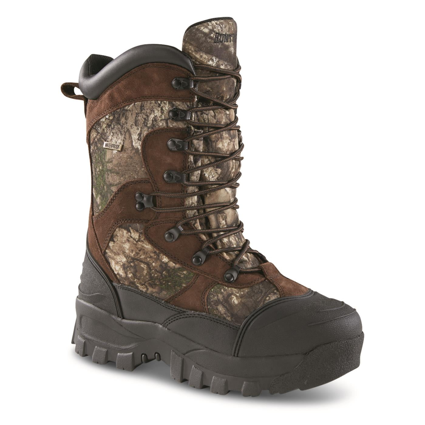 HuntRite Men's Waterproof Insulated Hunting Boots, 1,600 Gram Realtree ...