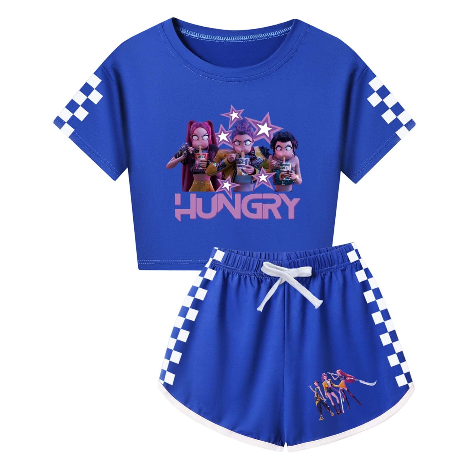 Huntrix T Shirt Kpop Demon Hunte-rs Sport Suits Rumi Mira Zoey Tee ...