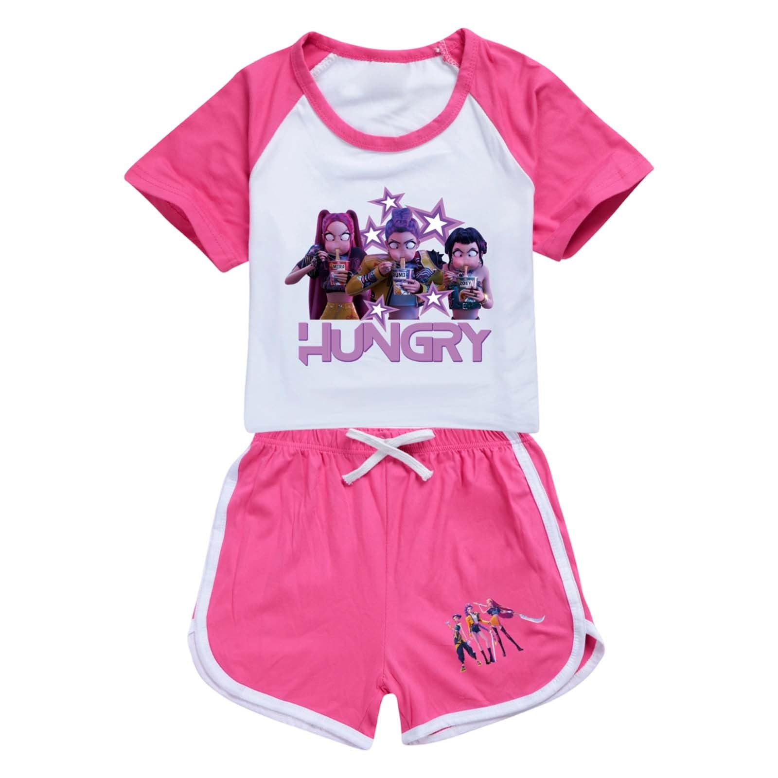 Huntrix T Shirt Kpop Demon Hunte-rs Sport Suits Rumi Mira Zoey Tee ...