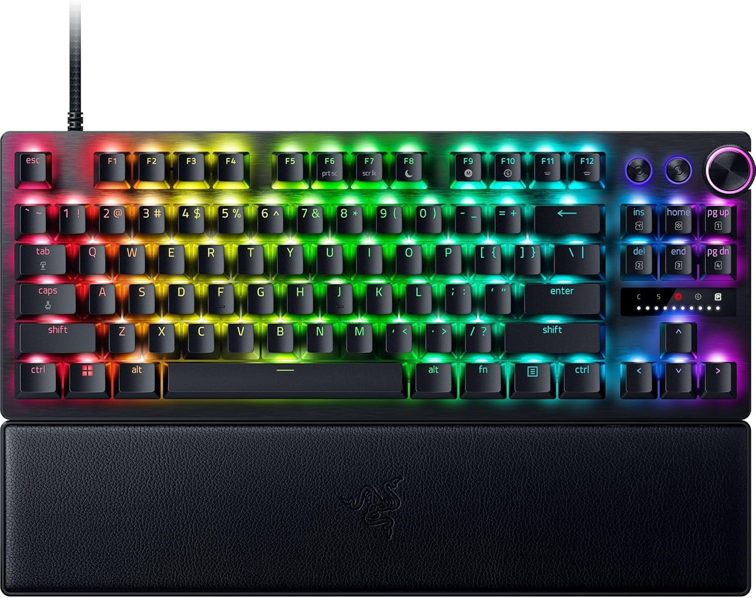 Huntsman V3 Pro TKL Esports Gaming Keyboard: Analog Optical Switches - Snap Tap Rapid Trigger ...