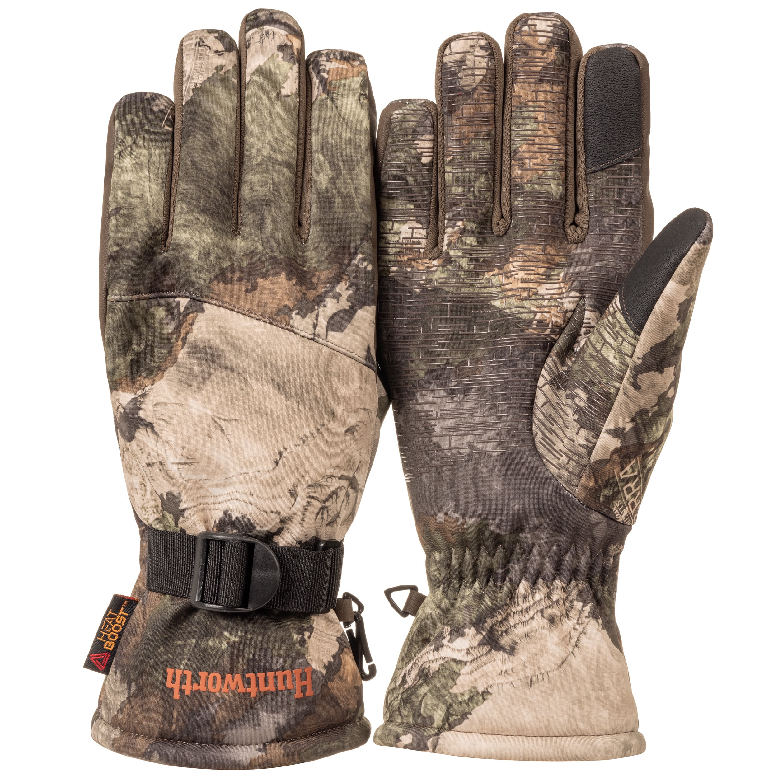 Huntworth Men’s Intrepid Heat Boost, Windproof Hunting Glove, Mossy Oak ...