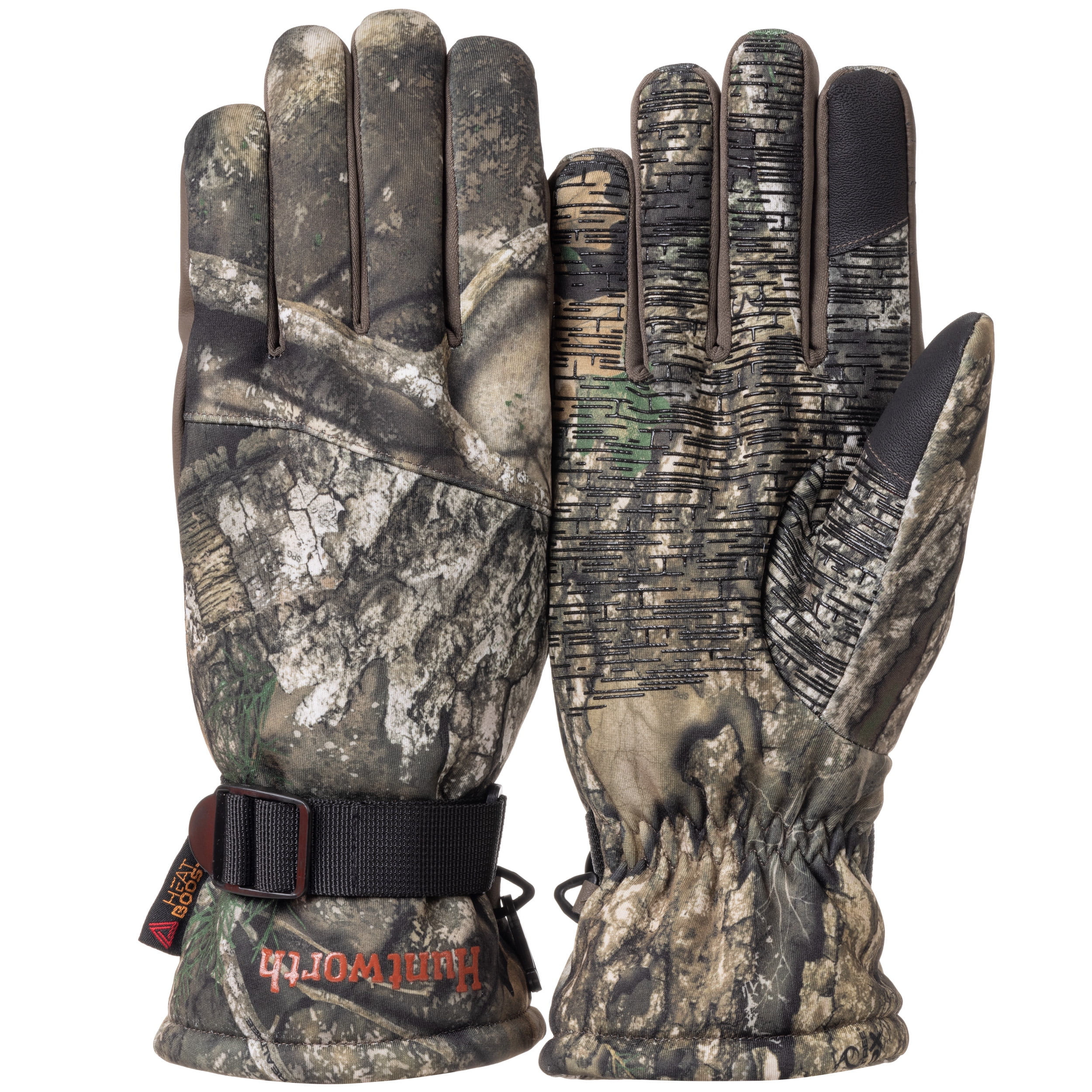 Realtree Men's Intrepid Heat Boost Windproof Hunting Gloves M/L Camo ...