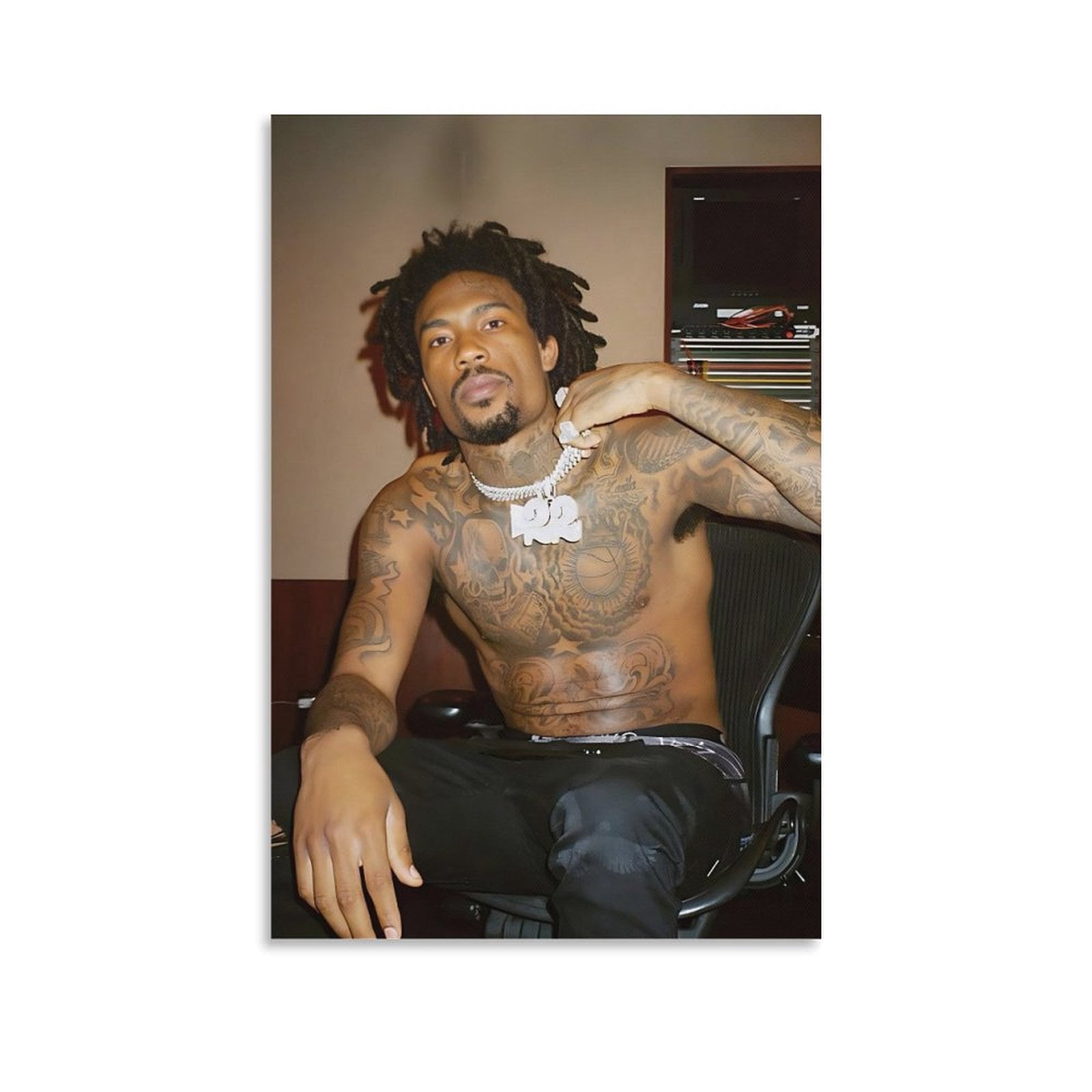 Hunxho RAPPER Art Alternative Cool Poster Painting On Canvas Wall Art ...