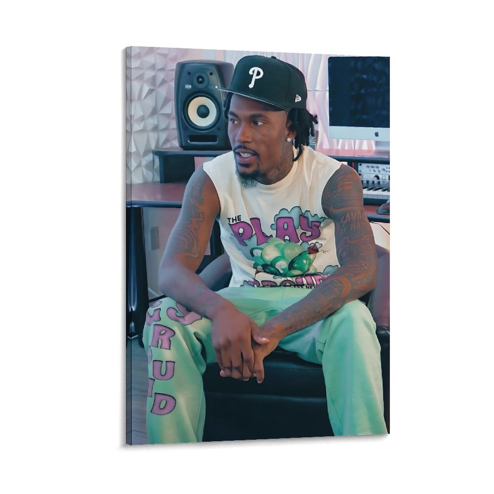 Hunxho RAPPER Art Alternative Poster Painting On Canvas Wall Art Poster ...