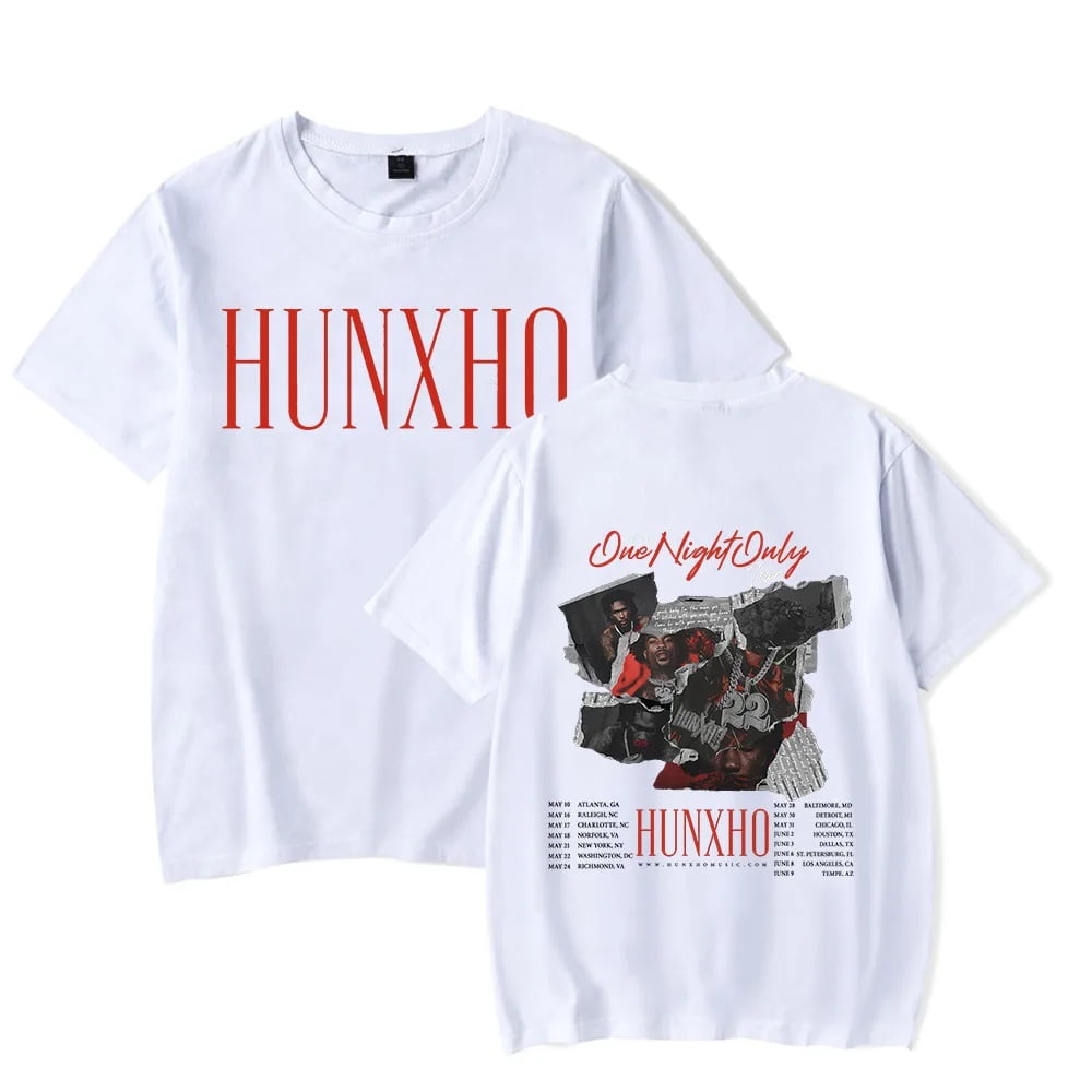 Hunxho T-shirt The One Night Only Tour 2024 Women Men Crewneck Short ...