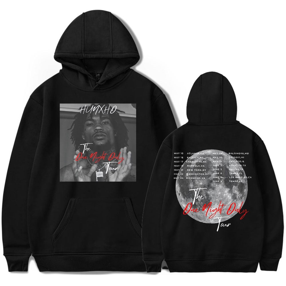 Hunxho The One Night Only 2024 Tour Merch Hoodie Pocket Drawstring ...