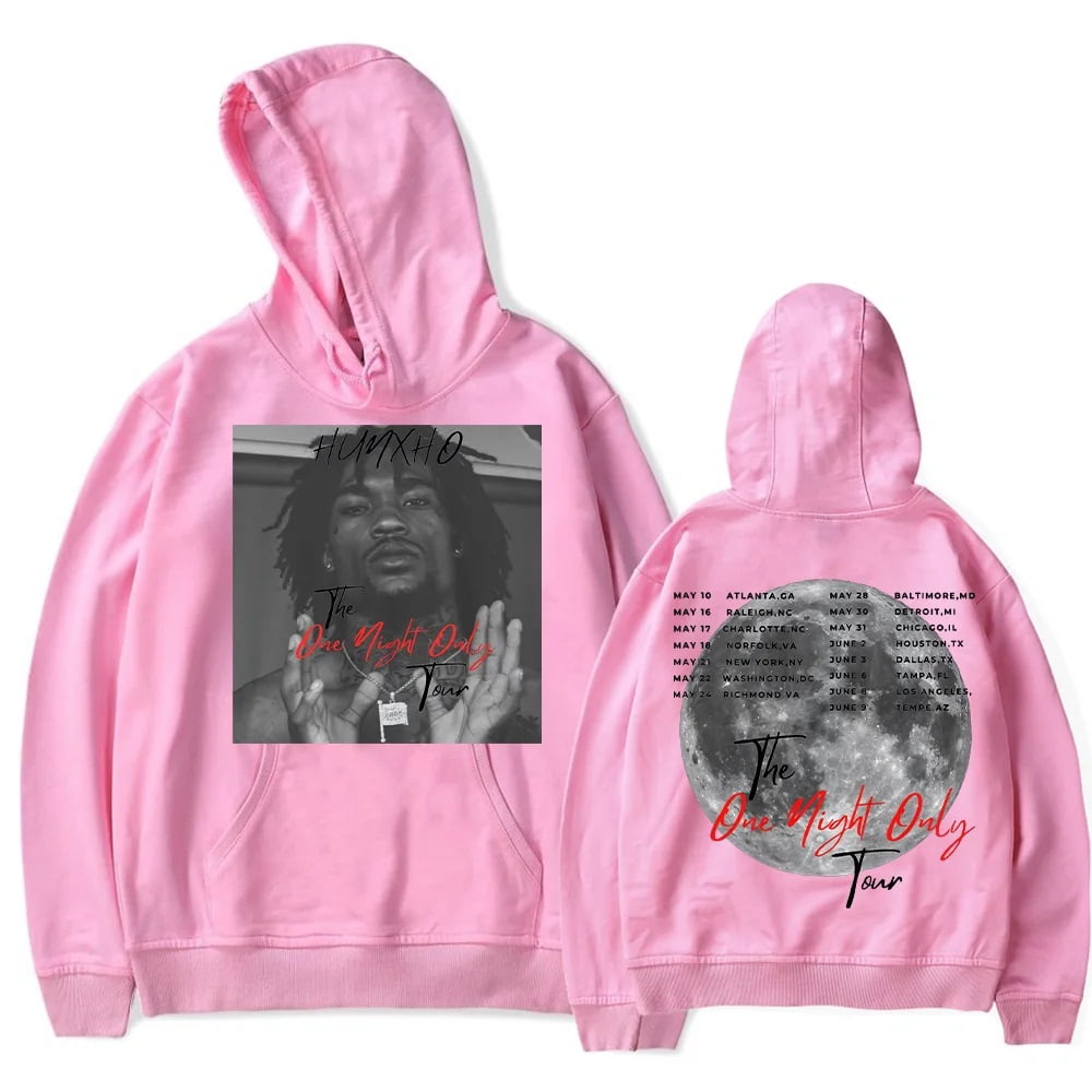 Hunxho The One Night Only Tour 2024 Hoodies Merch Women Men Long Sleeve ...