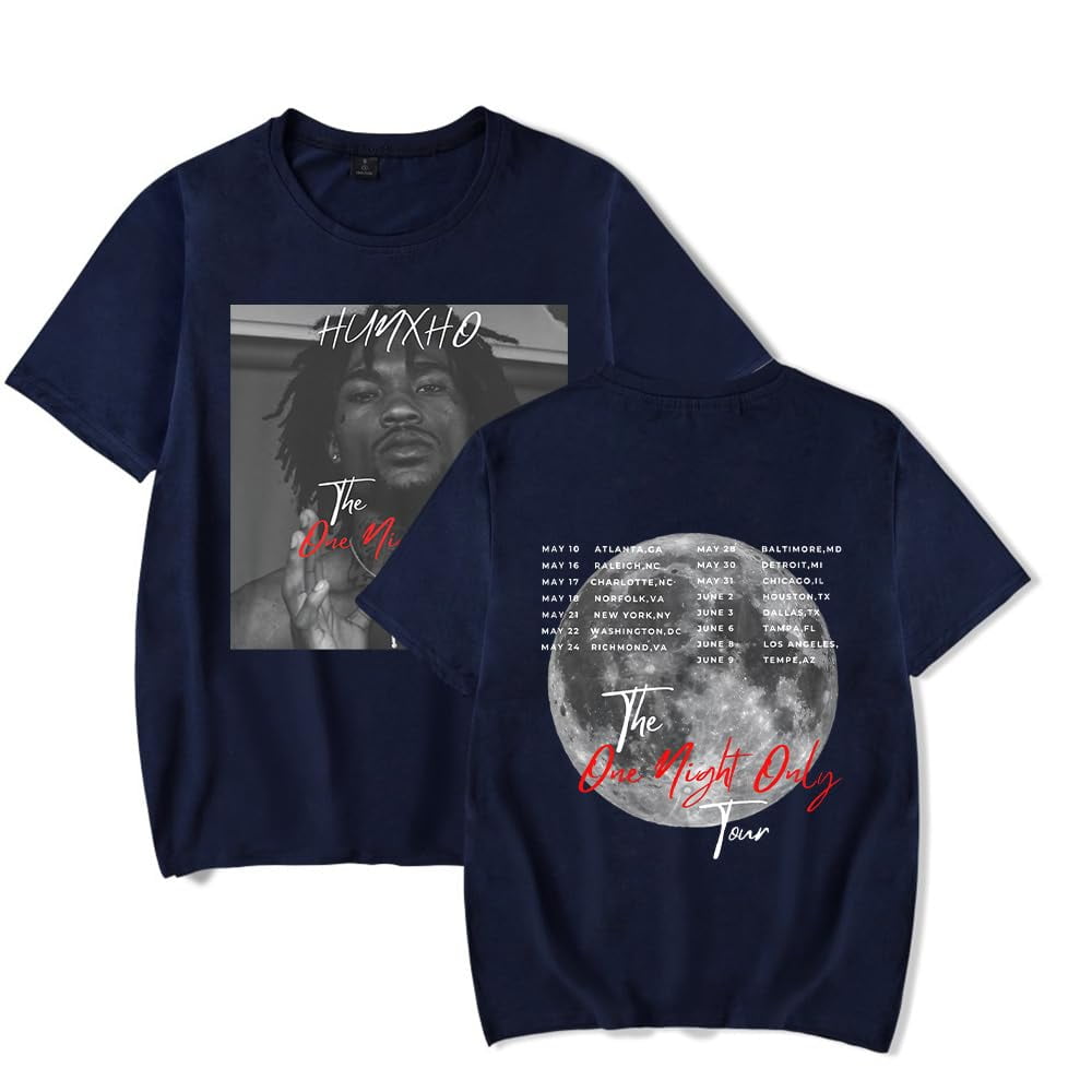 Hunxho The One Night Only Tour T-Shirt Women Men 2024 Rapper Merch ...