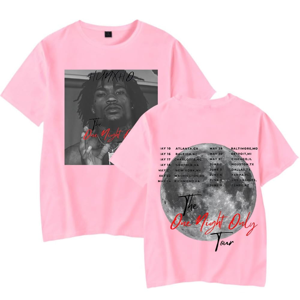 Hunxho The One Night Only Tour T-Shirt Women Men 2024 Rapper Merch ...