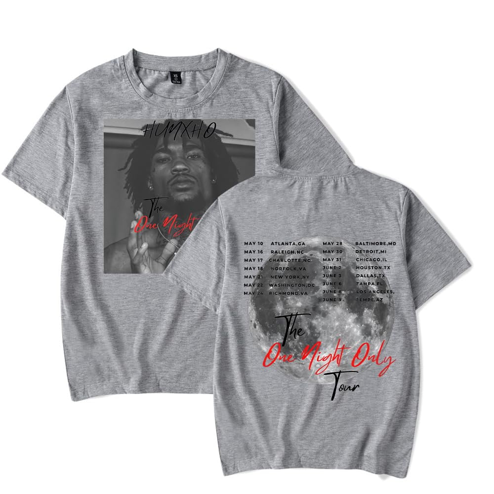 Hunxho The One Night Only Tour T-Shirt Women Men 2024 Rapper Merch ...