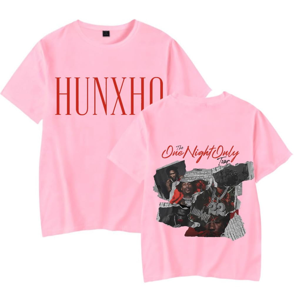 Hunxho The One Night Only Tour T-Shirt Women Men Rapper Vintage Fashion ...