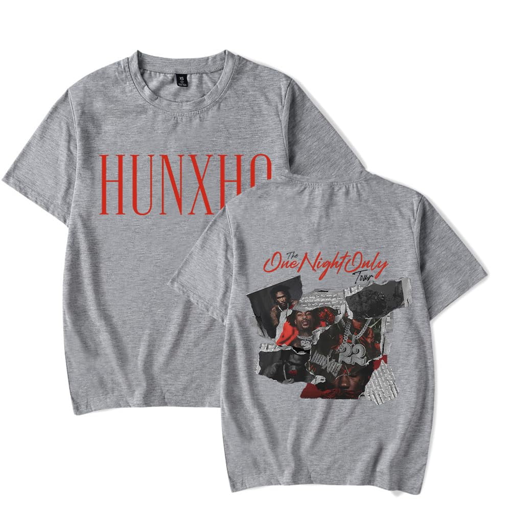 Hunxho The One Night Only Tour T-Shirt Women Men Rapper Vintage Fashion ...