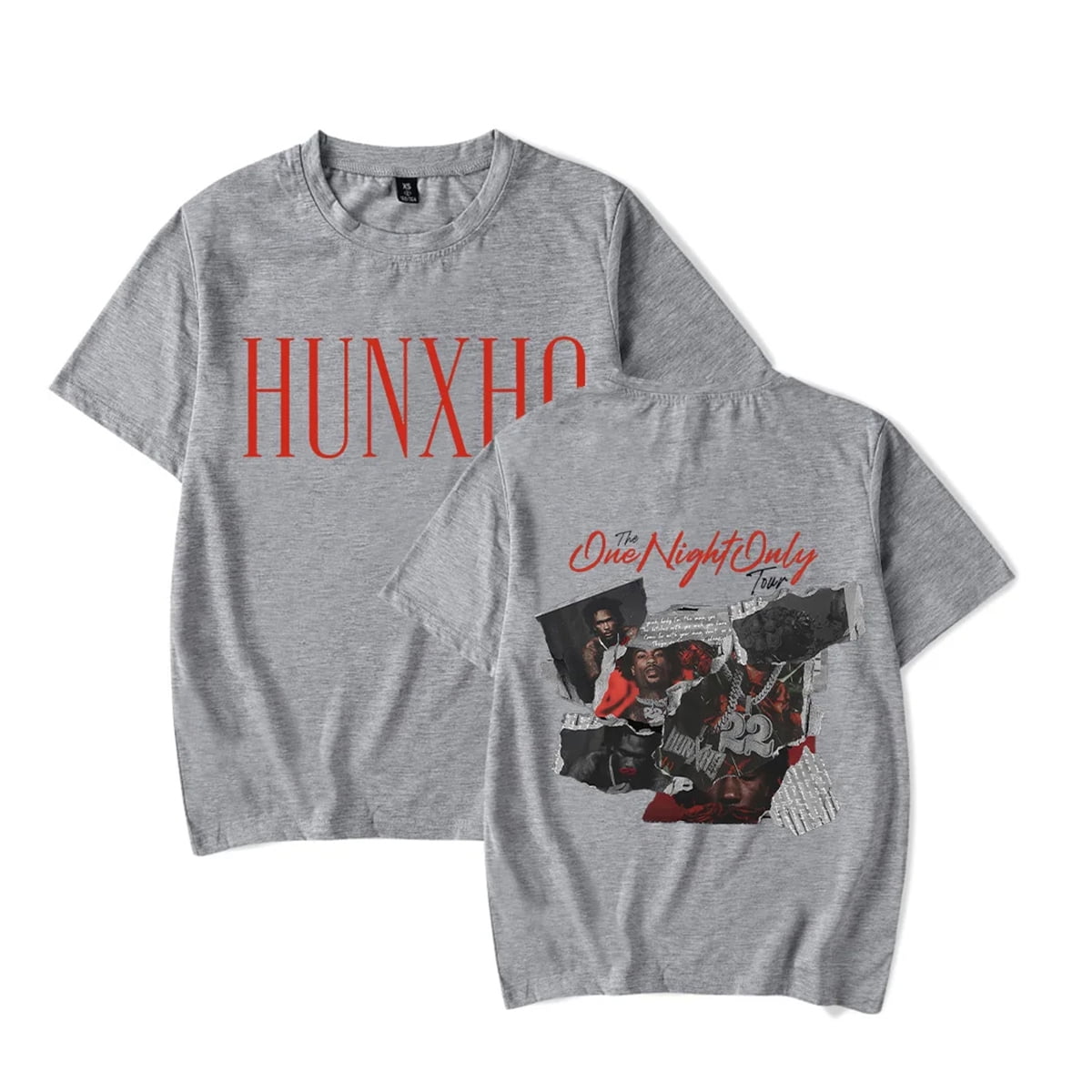 Hunxho The One Night Only Tour T-shirt Unisex Rapper Fashion Casual ...