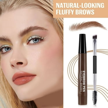 Eyebrow Pen,Waterproof Eye Pencil Natural 4-in-1 Eyebrow Brows Eyebrow ...