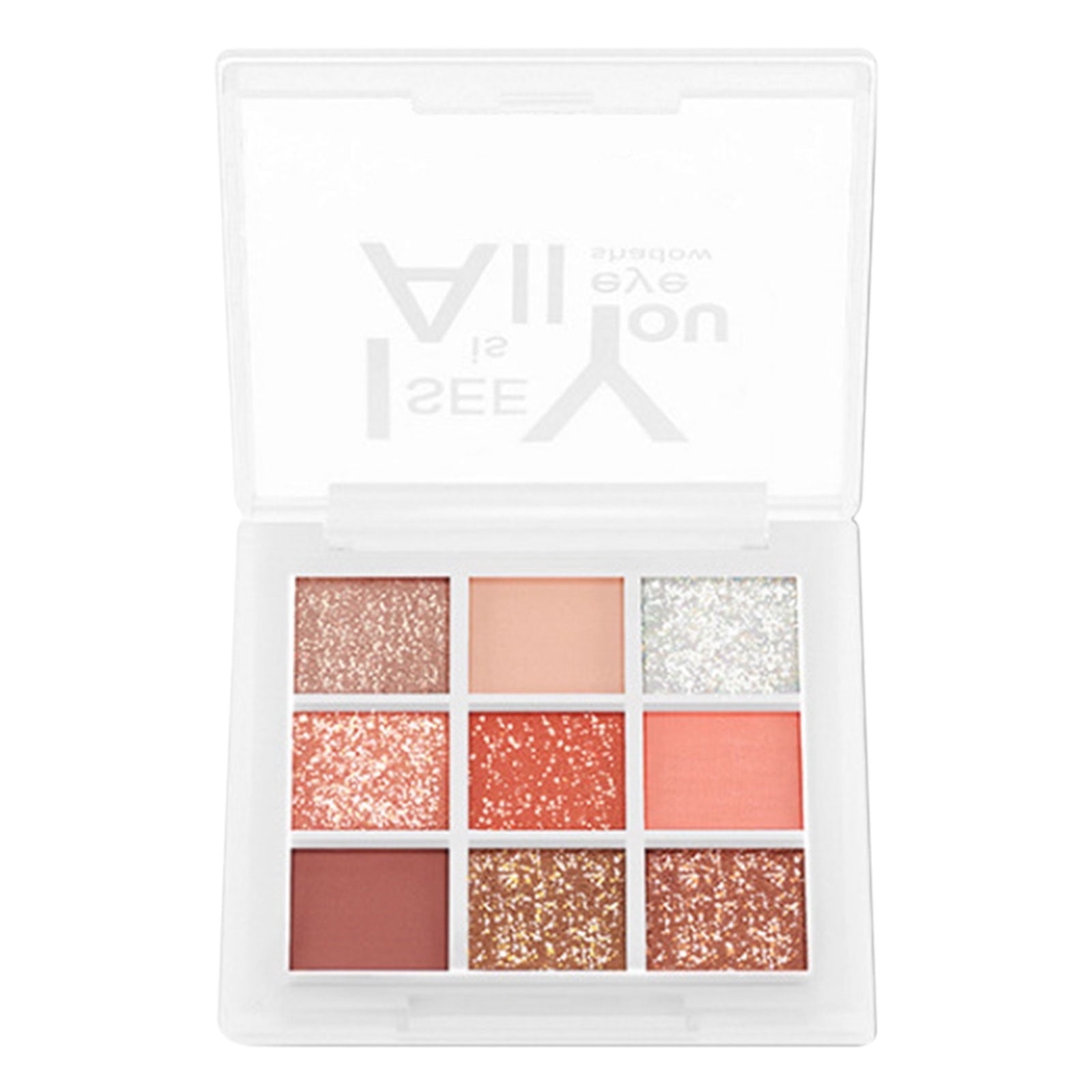 Hunyinhhh 9 Color Eye Shadow Plate Flash Powder Pearlescent Flash Beads ...
