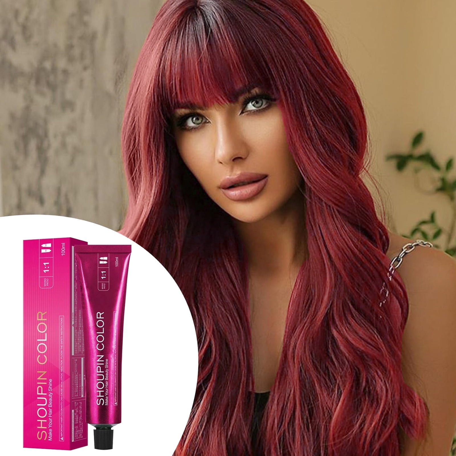 Hunyinhhh Ammonia Hair Dye Color Cover White Hair Color For Gray Hair ...