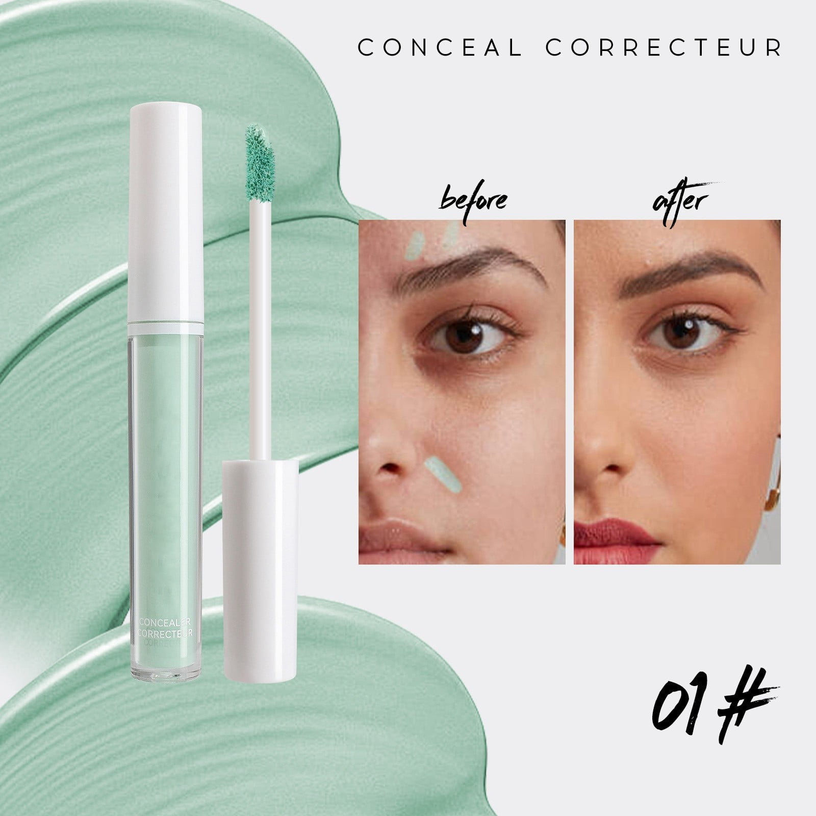 Hunyinhhh Border Colored Concealer Specially Designed To Cover Tear ...